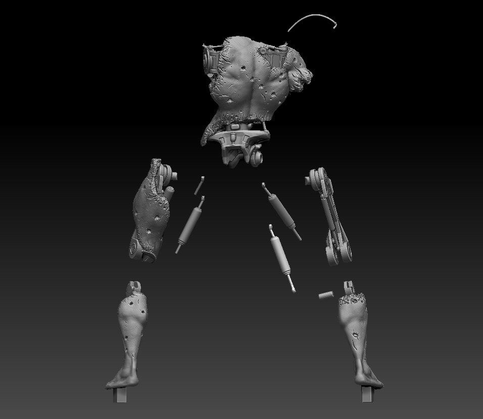 The Terminator - 3D Model by Andreyad77