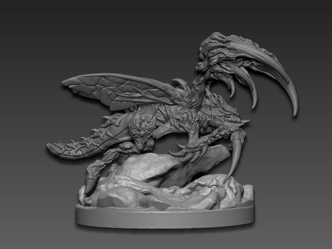 Zergling Starcraft - 3D Model by Andreyad77