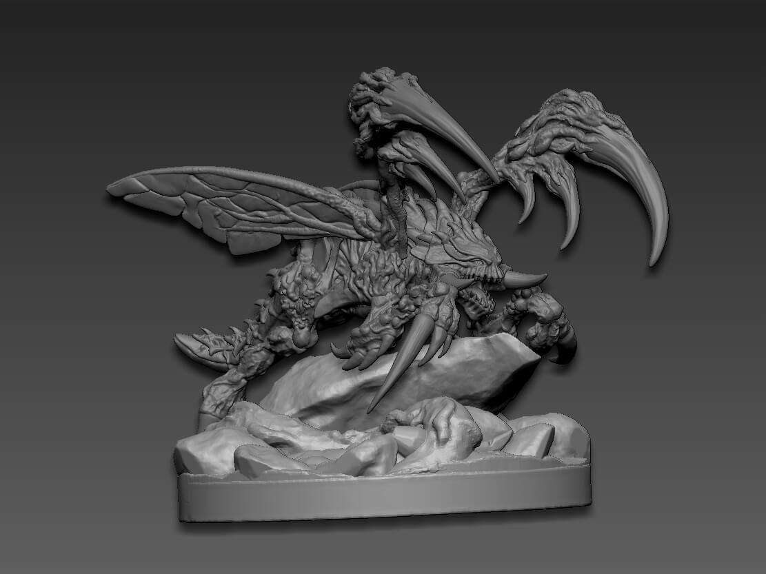 Zergling Starcraft - 3D Model by Andreyad77