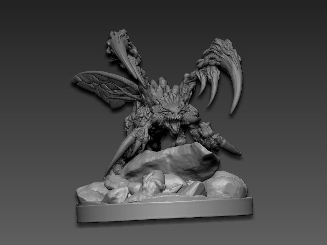 Zergling Starcraft - 3D Model by Andreyad77