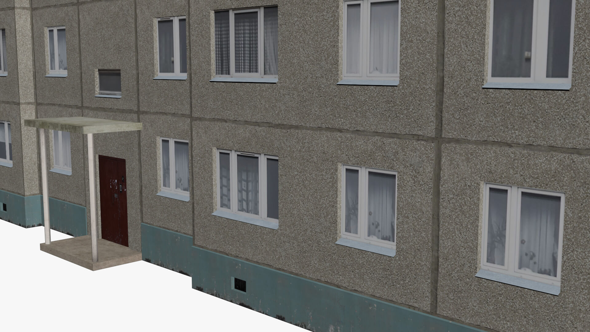 Russian Panel House - 3D Model by andreyd3