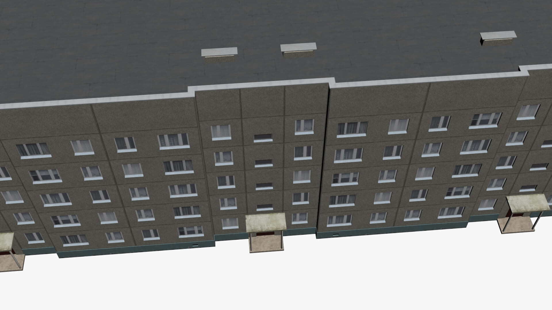 Russian Panel House - 3D Model by andreyd3