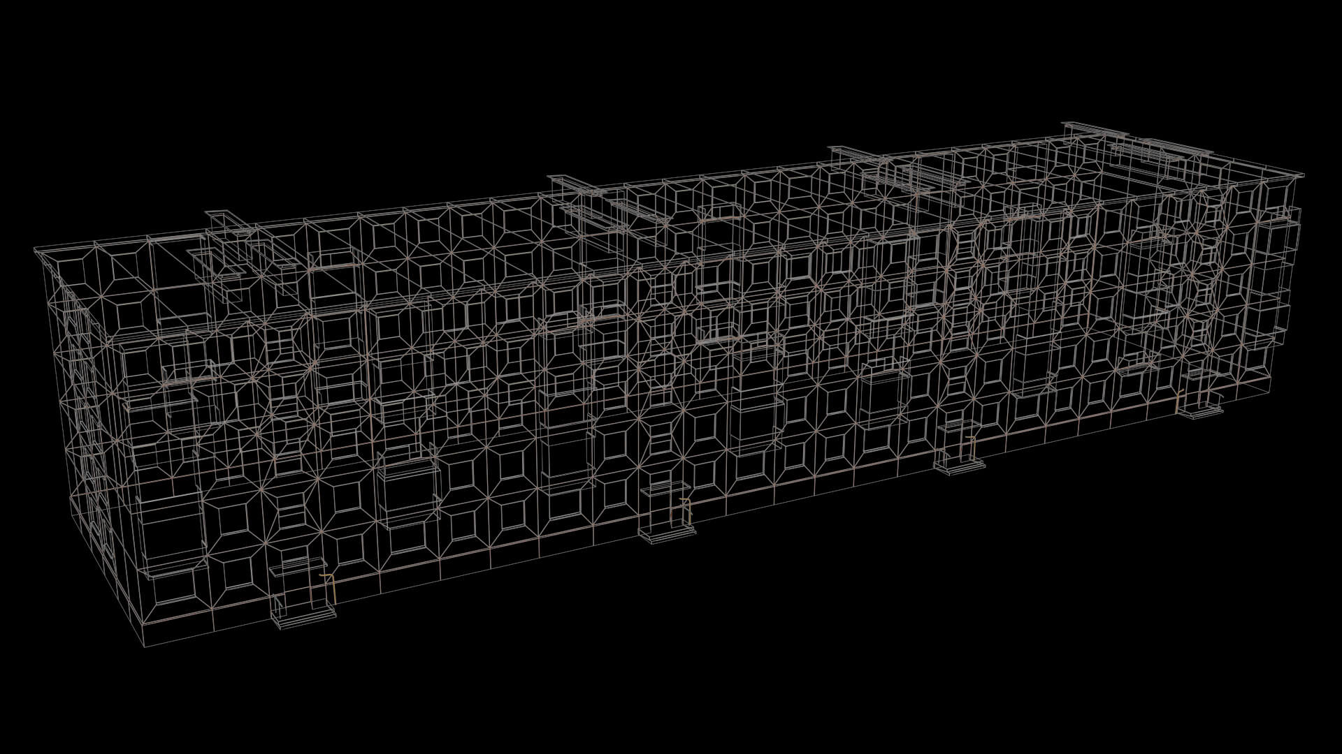 Russian Soviet Brick House 2 - 3D Model by andreyd3