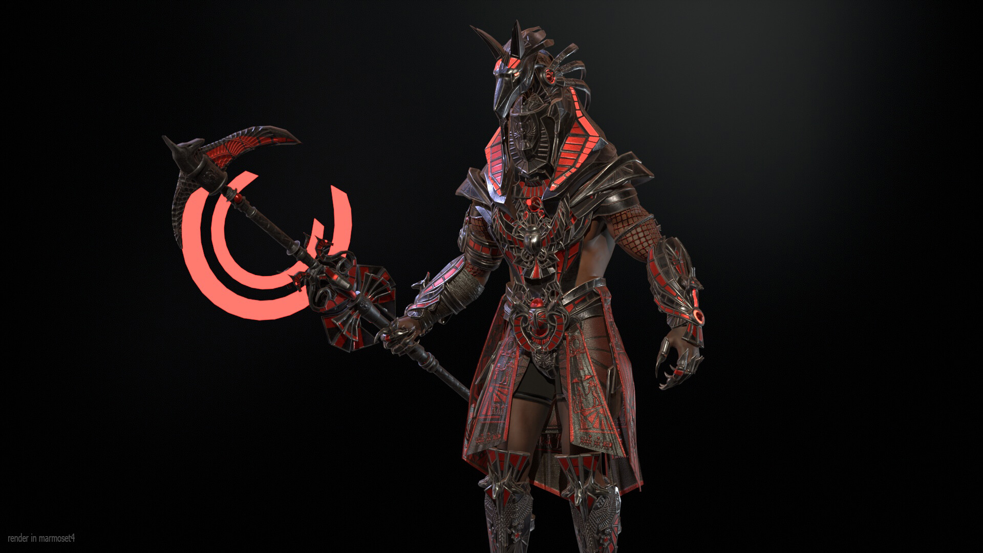 Anubis Game Ready - 3D Model by andryuha1981