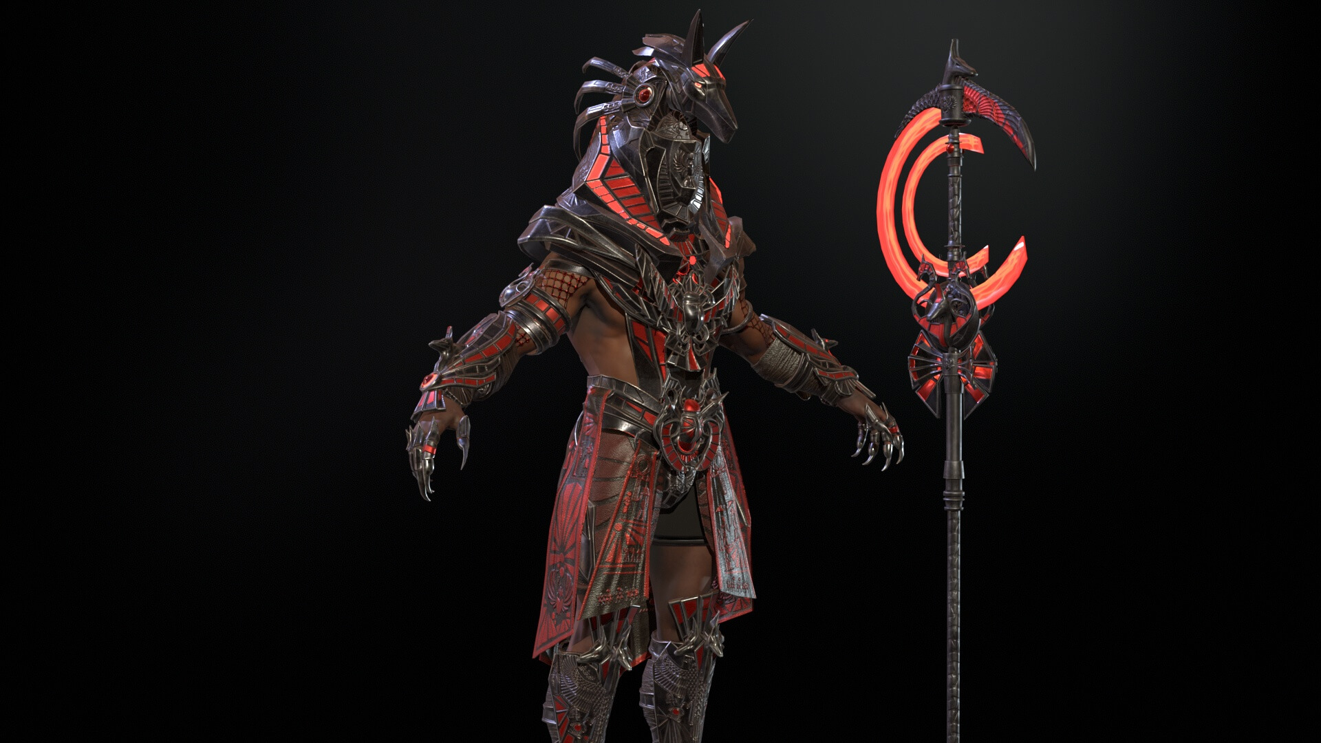 Anubis Game Ready - 3D Model by andryuha1981