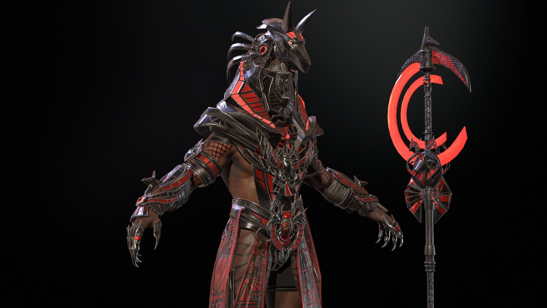 Anubis Game Ready - 3D Model by andryuha1981