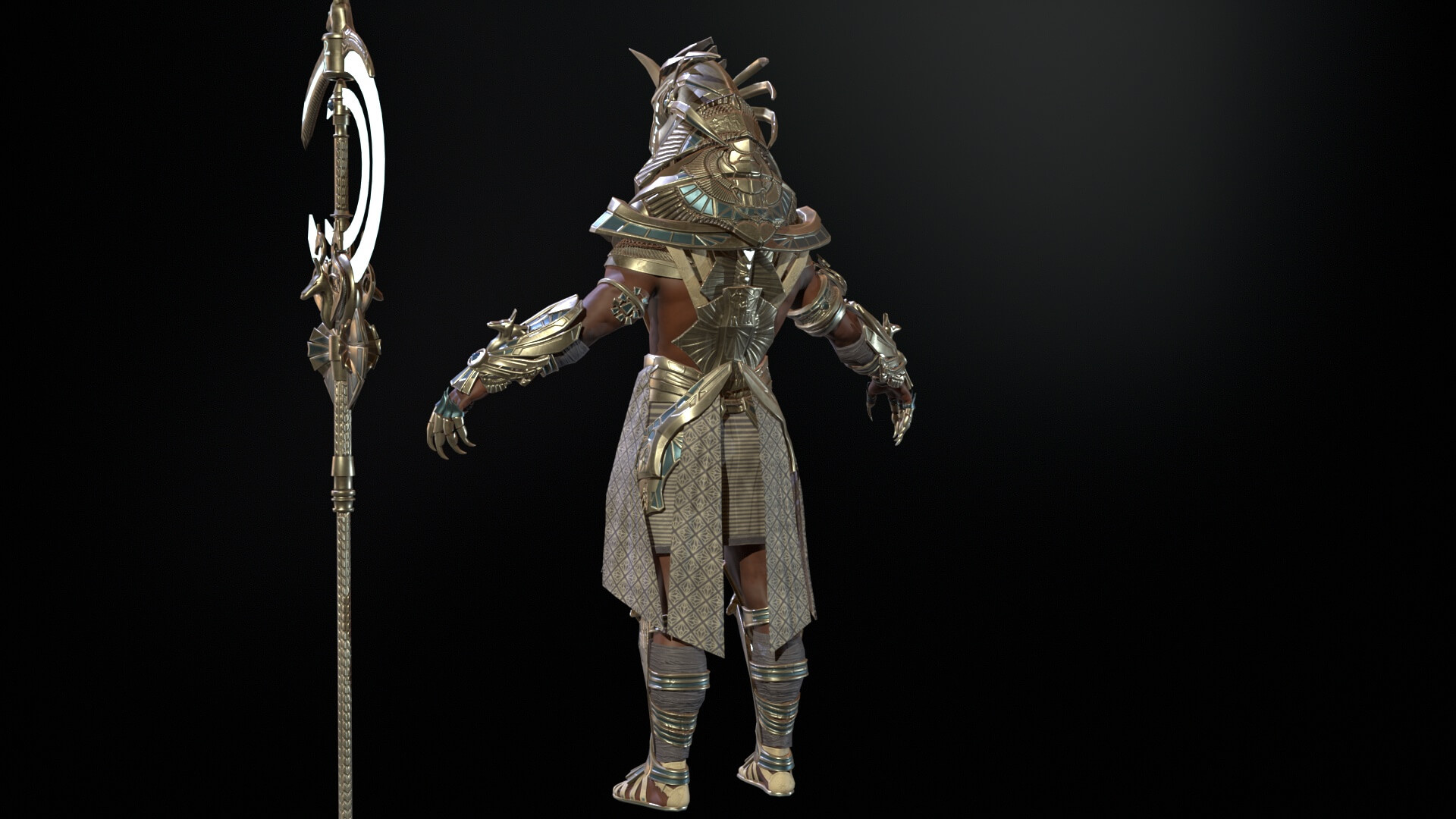 Anubis Game Ready - 3D Model by andryuha1981