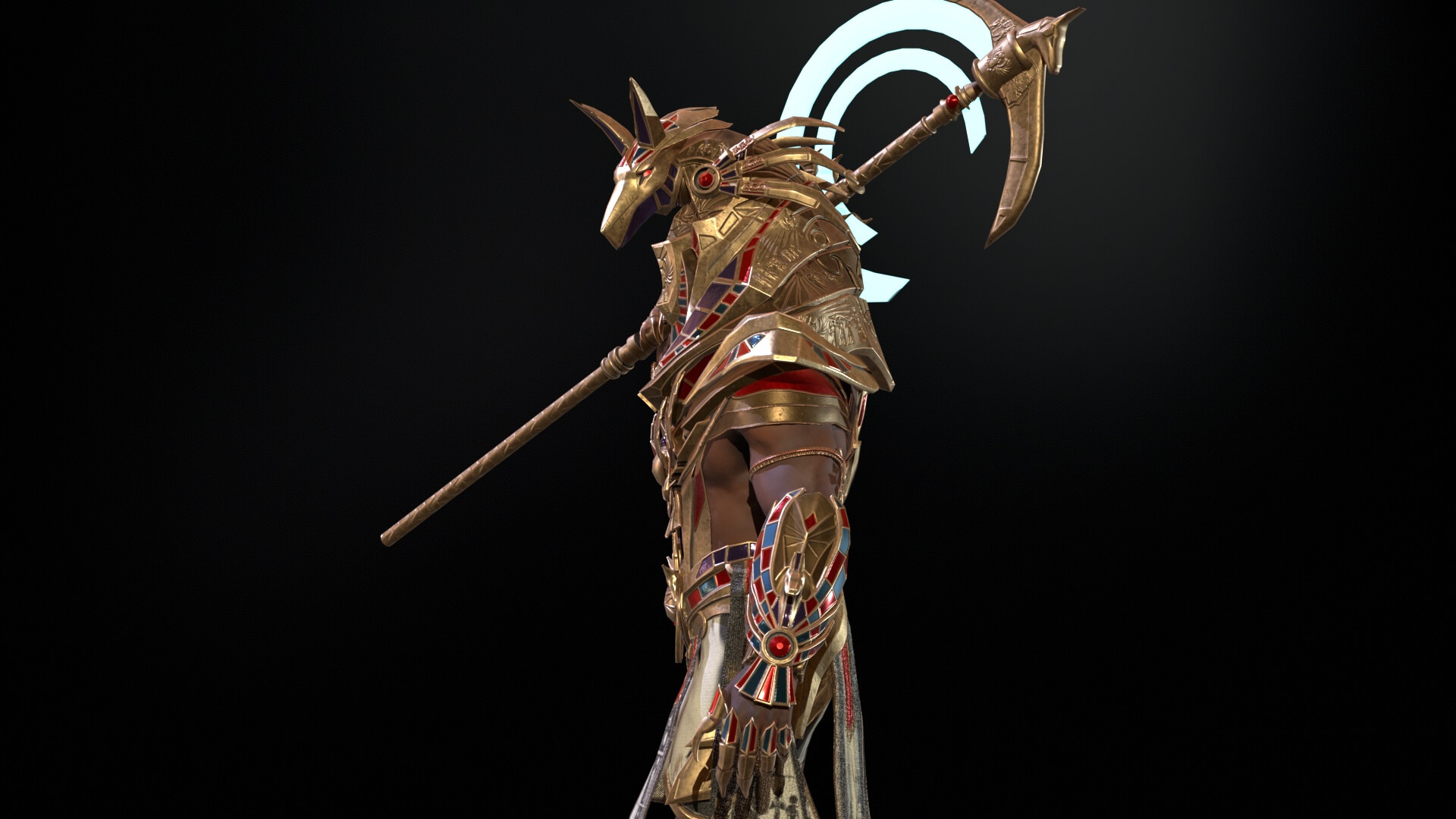 Anubis Game Ready - 3D Model by andryuha1981