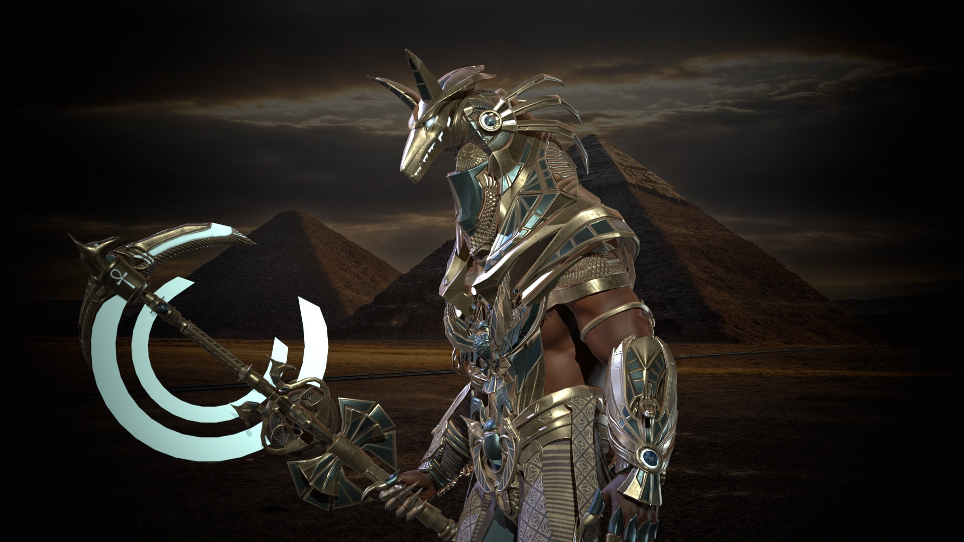 Anubis Game Ready - 3D Model by andryuha1981