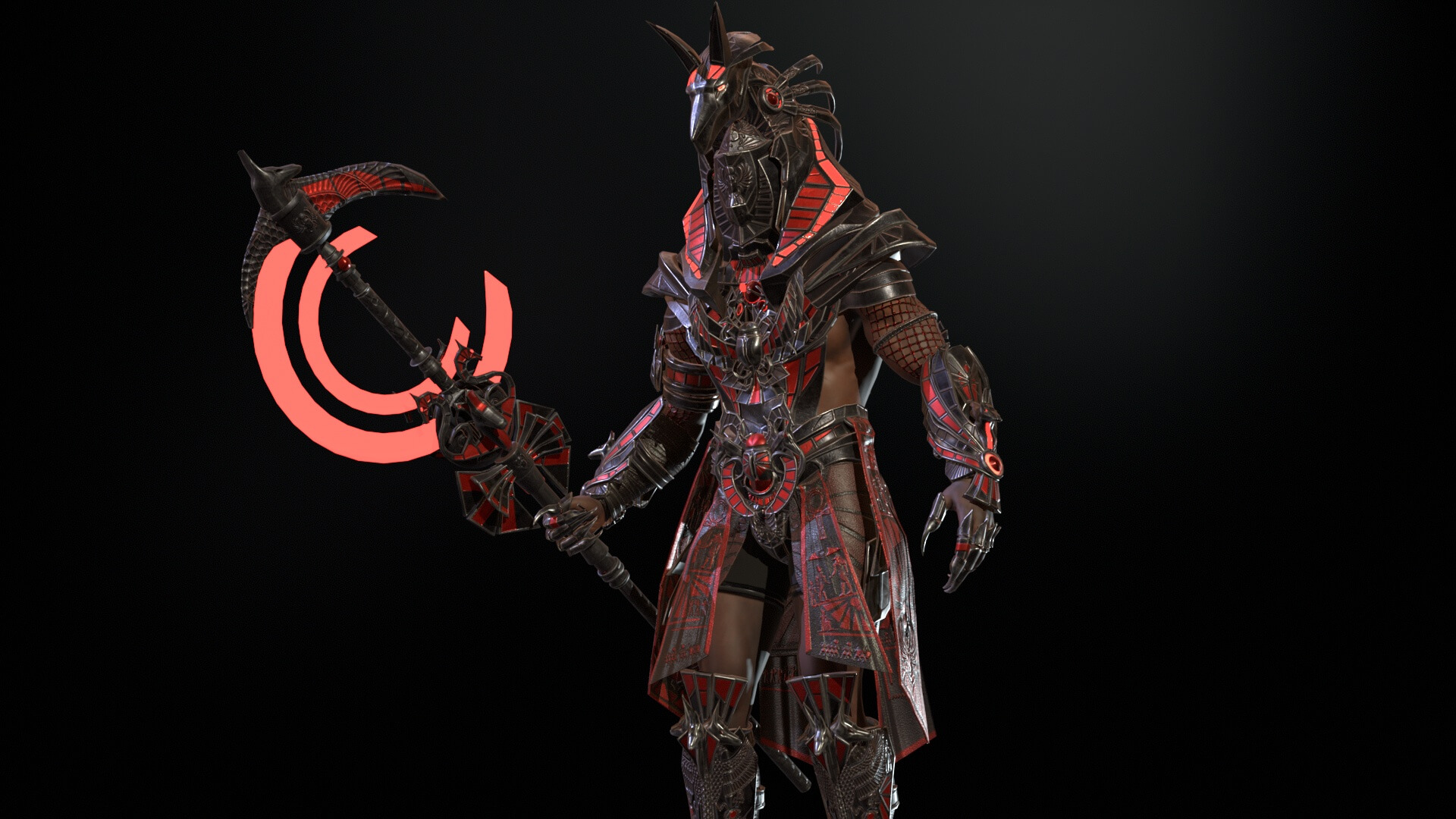 Anubis Game Ready - 3D Model by andryuha1981