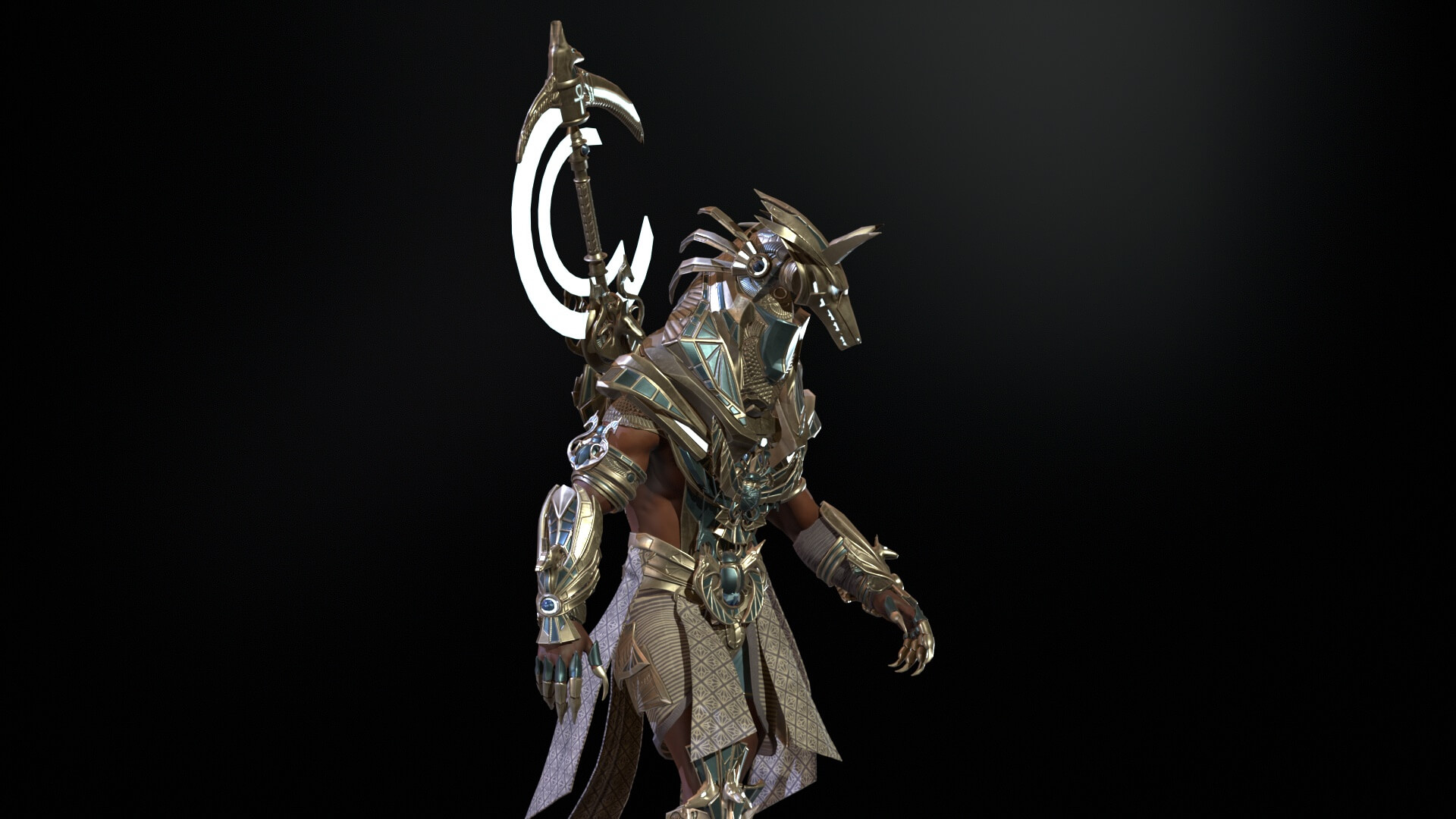 Anubis Game Ready - 3D Model by andryuha1981