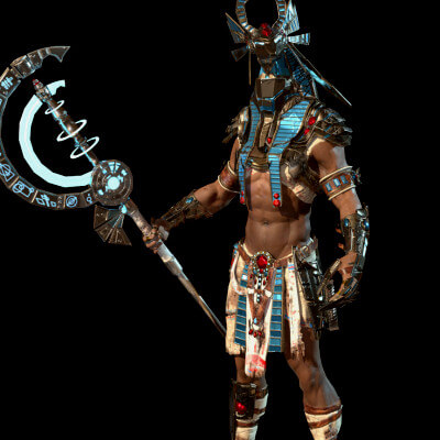 Anubis Warrior - 3D Model by andryuha1981