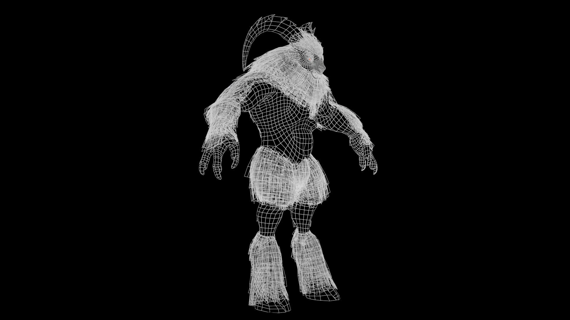 Baphomet Game Ready - 3D Model by andryuha1981