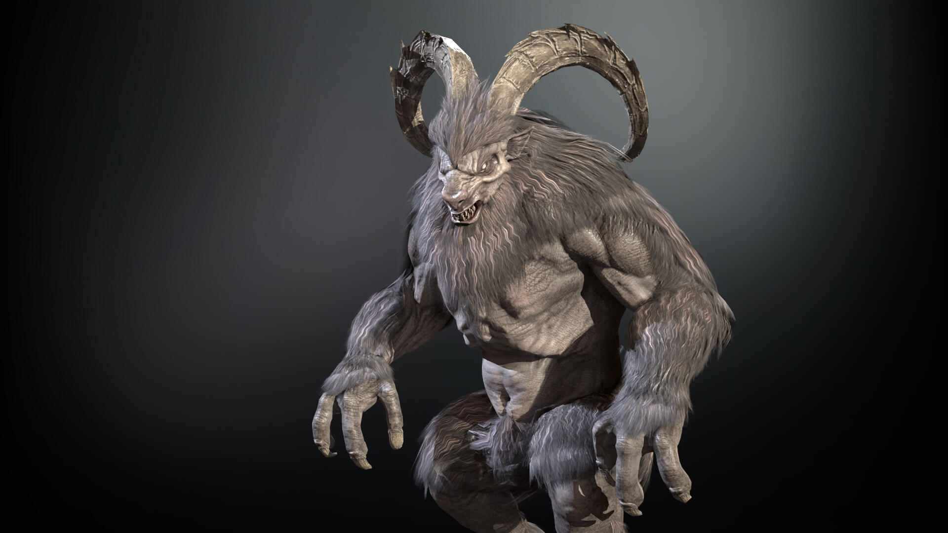 Baphomet Game Ready - 3D Model by andryuha1981
