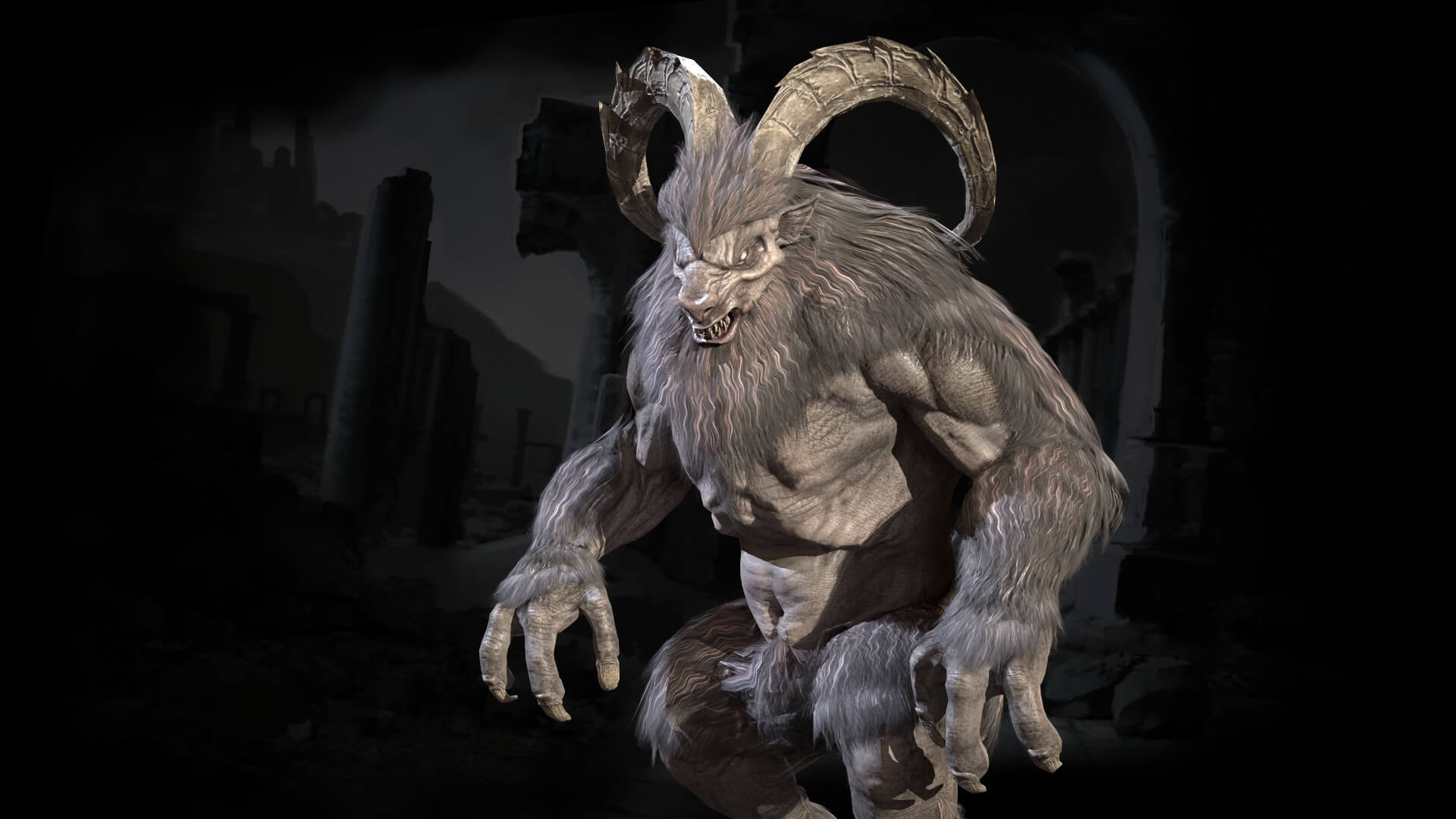 Baphomet Game Ready - 3D Model by andryuha1981