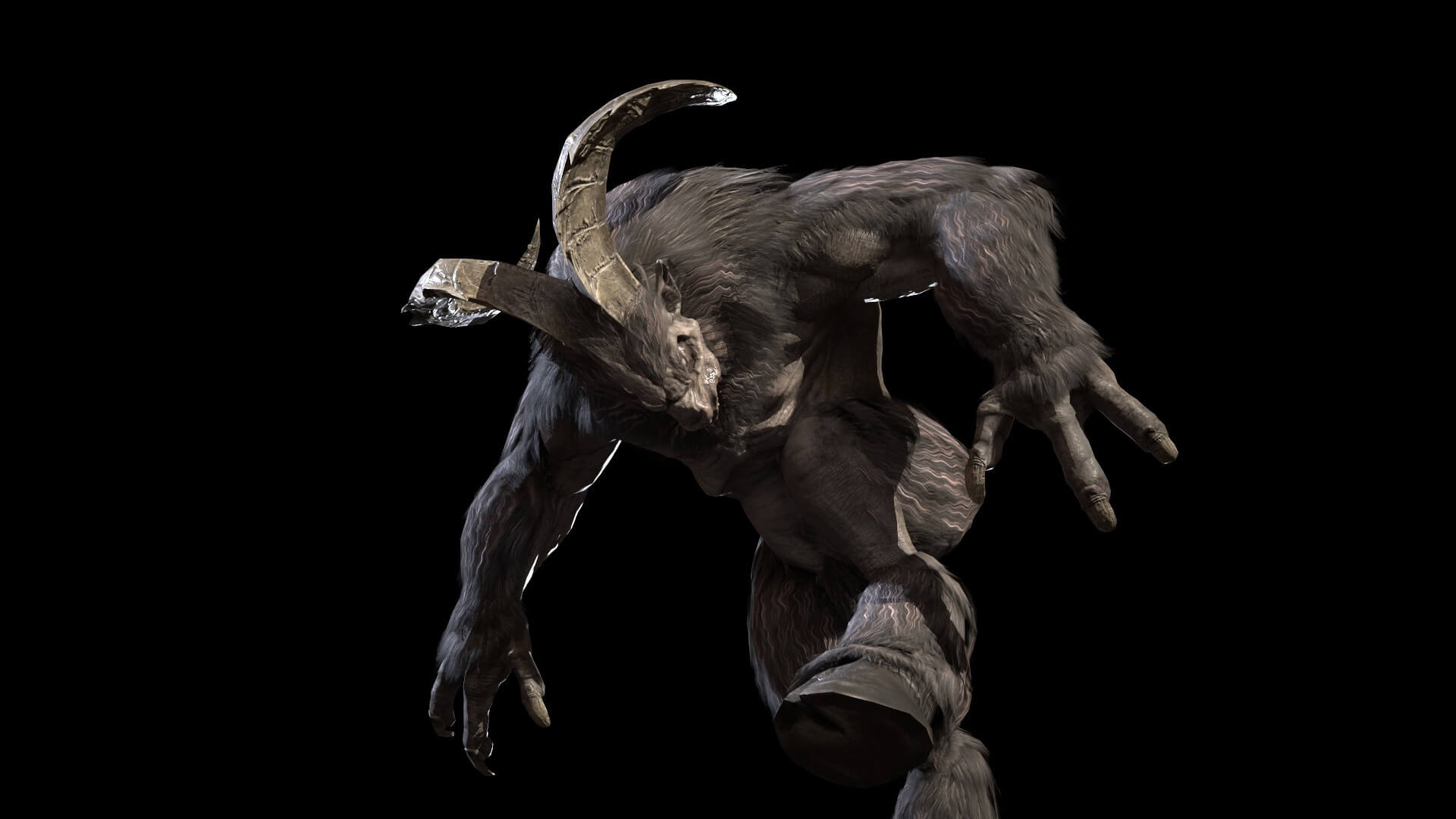 Baphomet Game Ready - 3D Model by andryuha1981