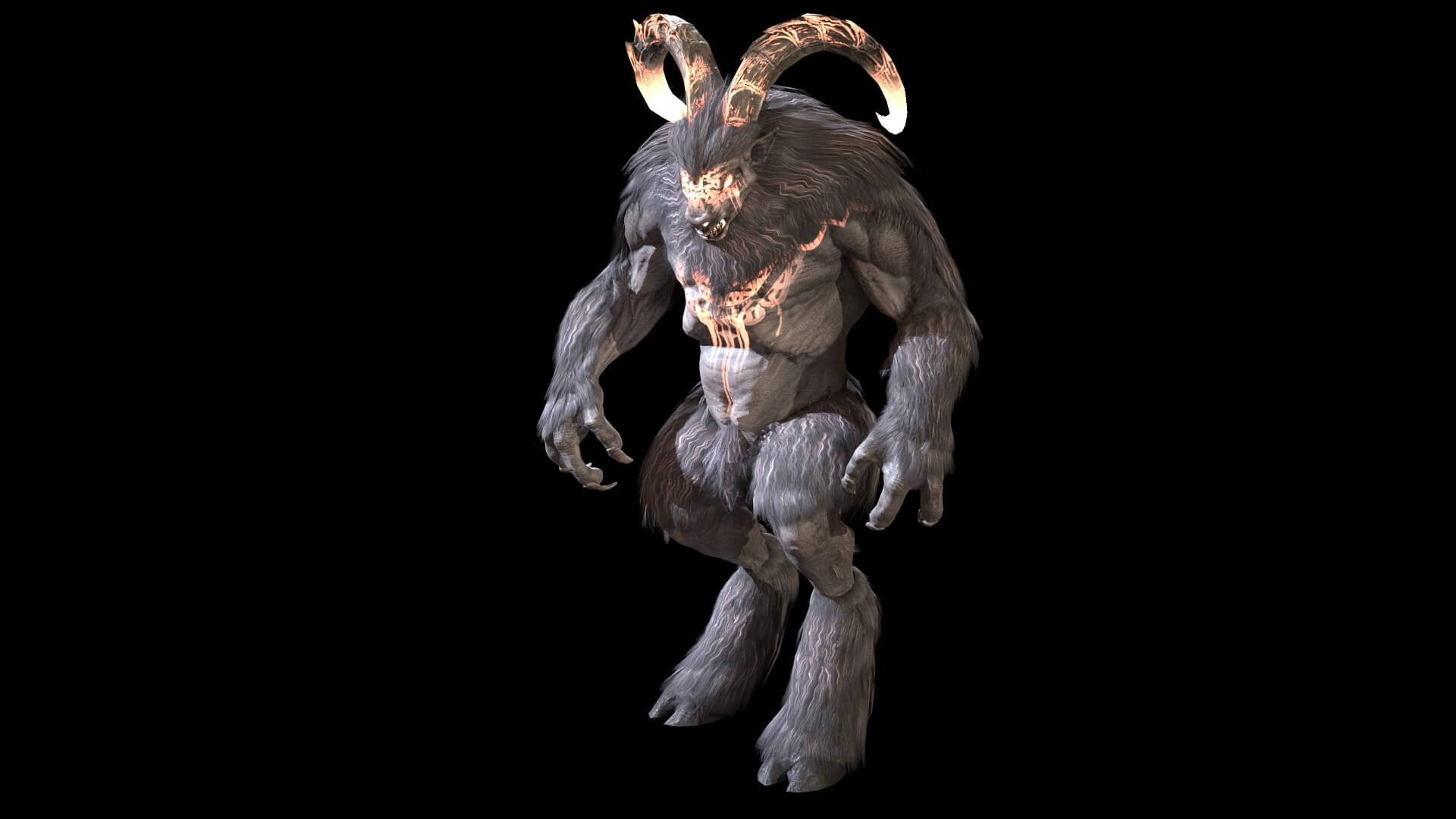 Baphomet Game Ready - 3D Model by andryuha1981