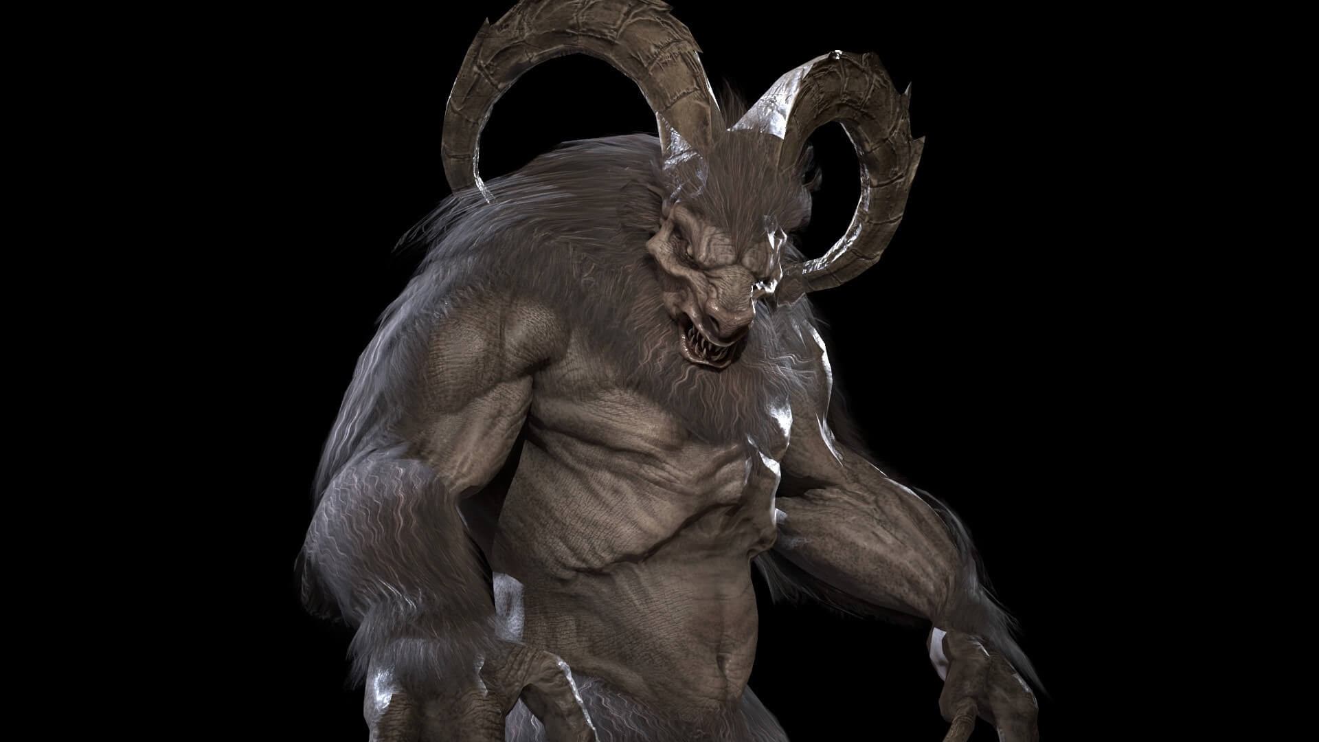 Baphomet Game Ready - 3D Model by andryuha1981