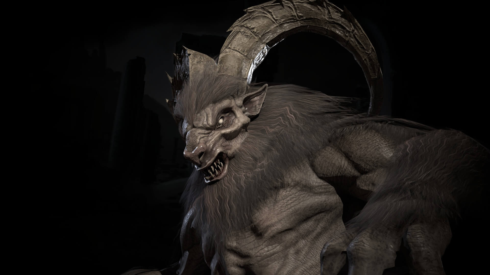 Baphomet Game Ready - 3D Model by andryuha1981