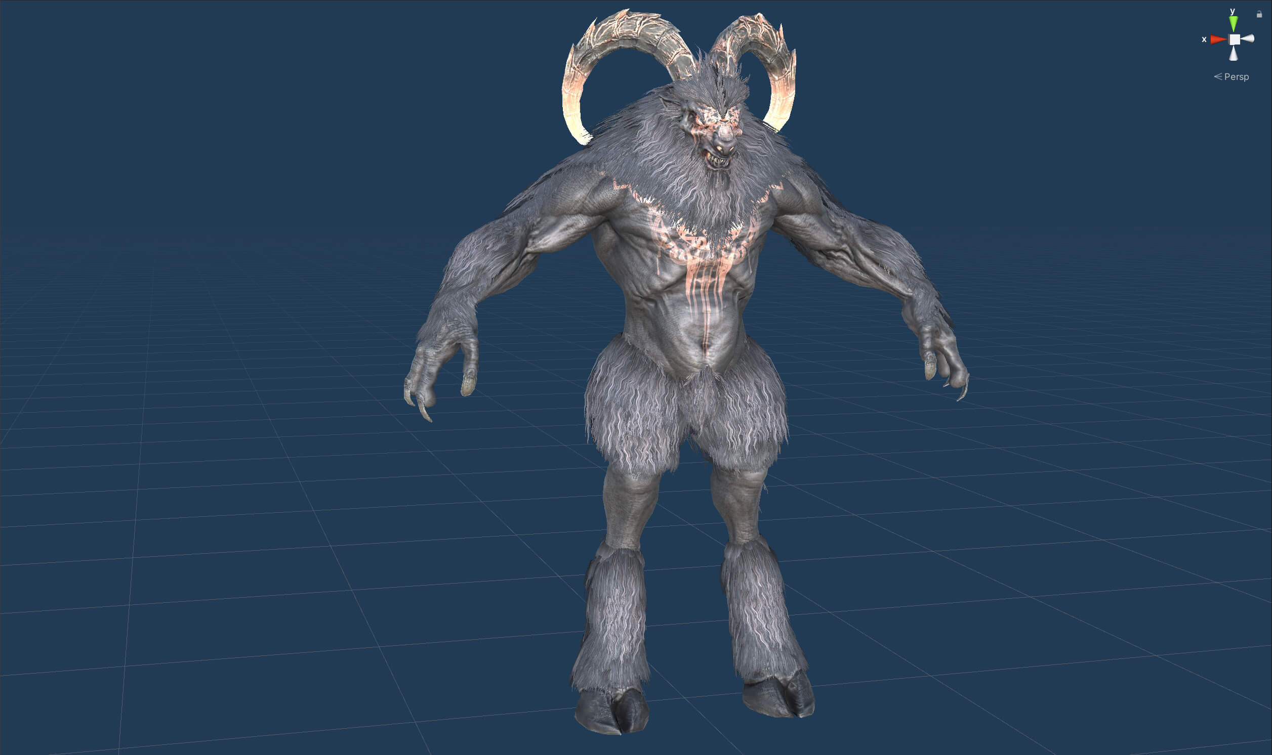 Baphomet Game Ready - 3D Model by andryuha1981