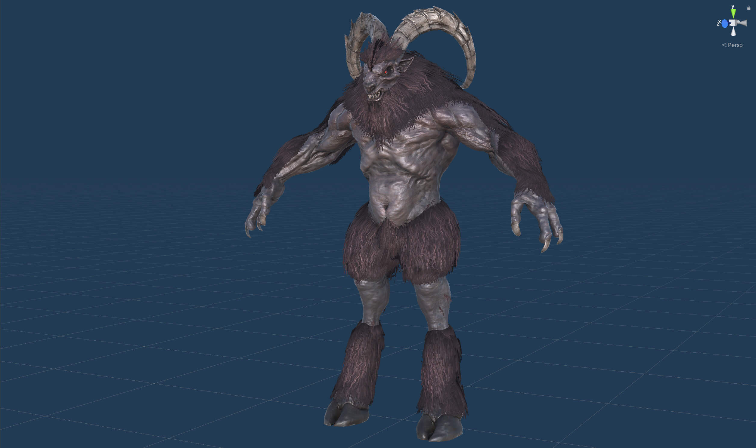 Baphomet Game Ready - 3D Model by andryuha1981