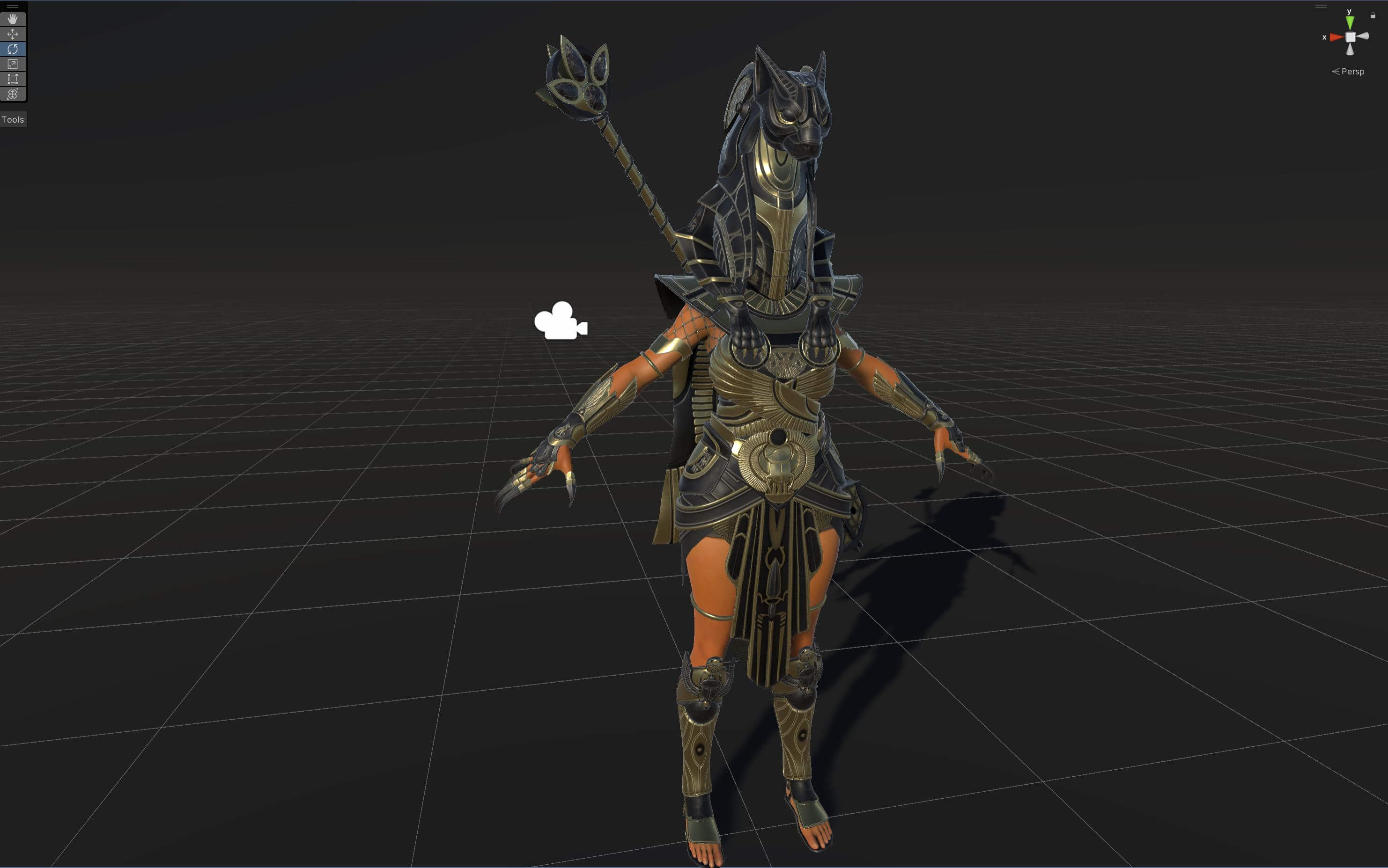 Bastet Game Ready - 3D Model by andryuha1981