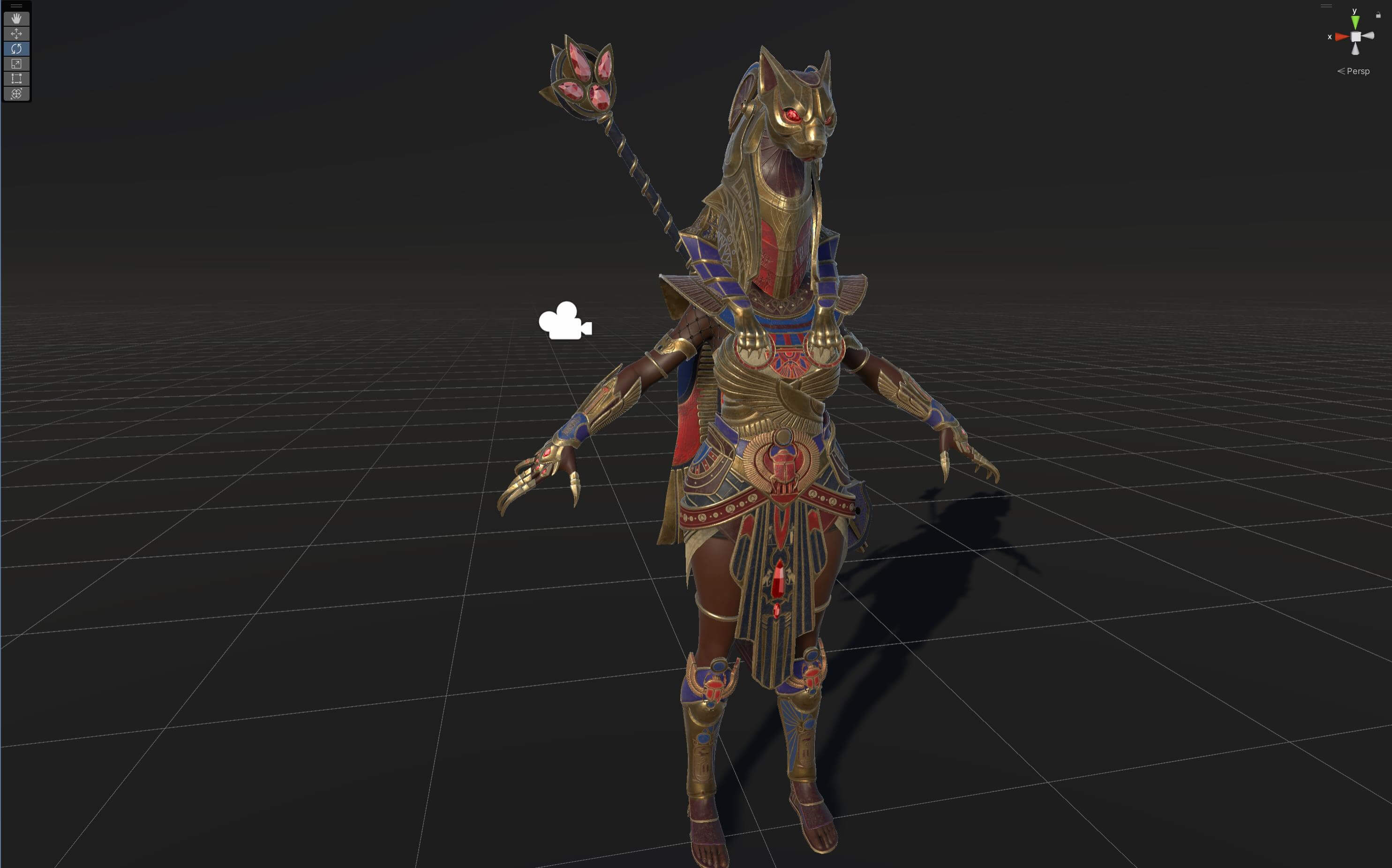Bastet Game Ready - 3D Model by andryuha1981