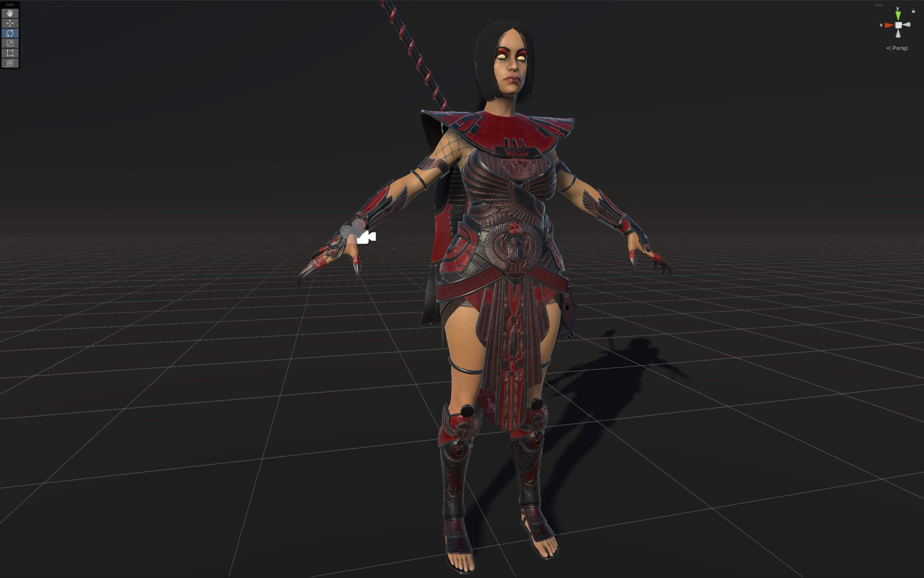 Bastet Game Ready - 3D Model by andryuha1981