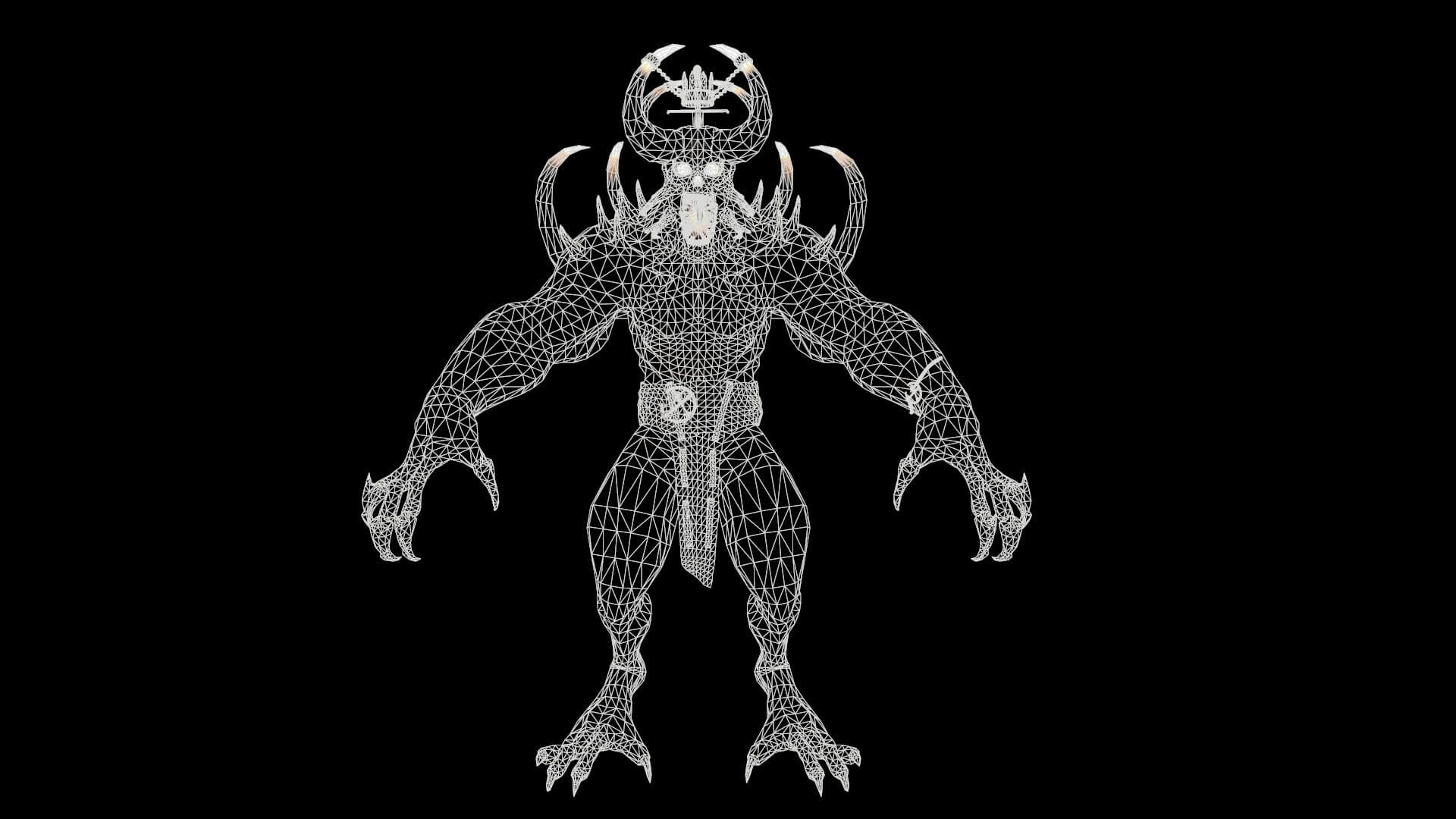 Big Demon Game Ready - 3D Model by andryuha1981
