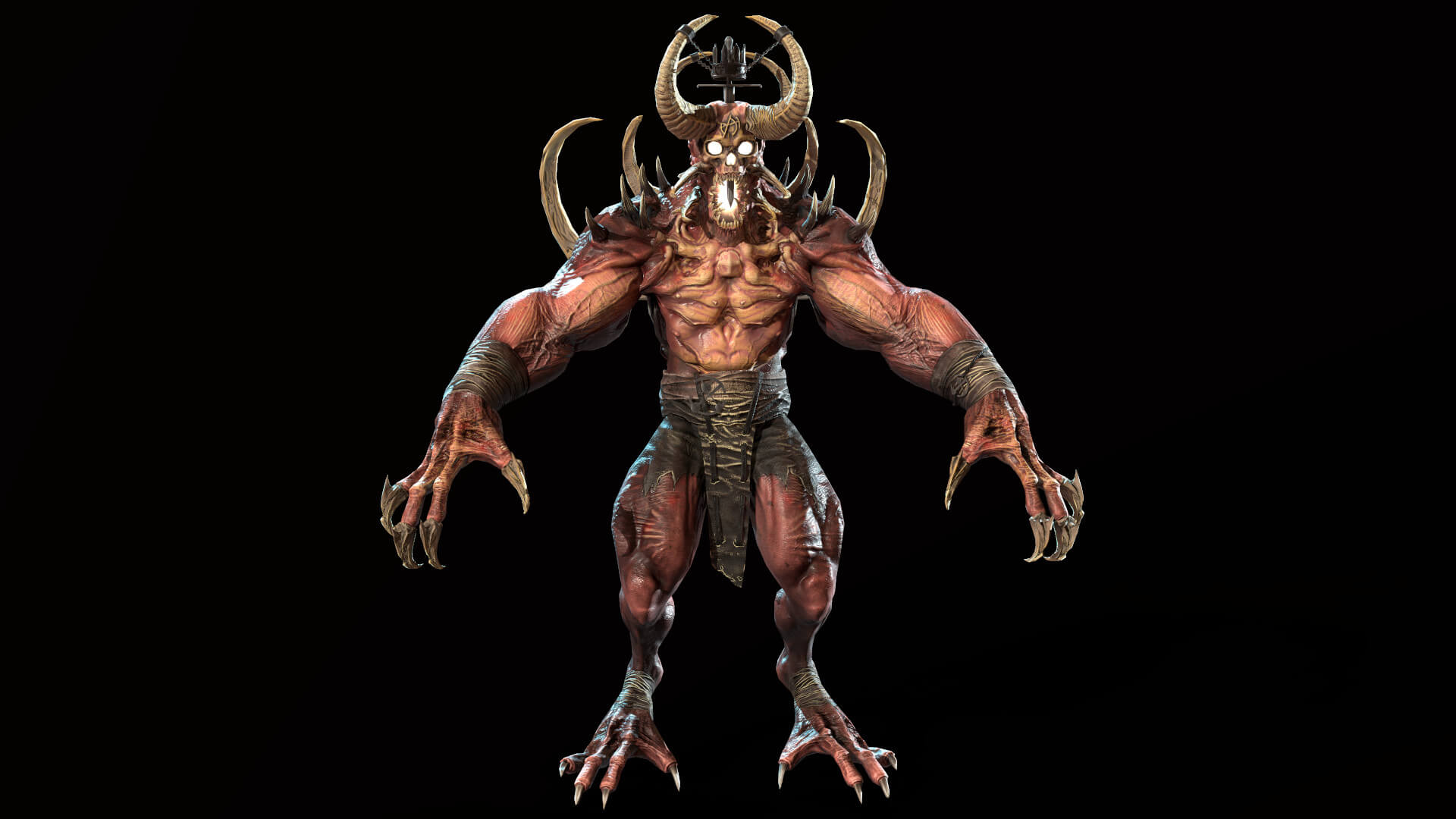 Big Demon Game Ready - 3D Model by andryuha1981