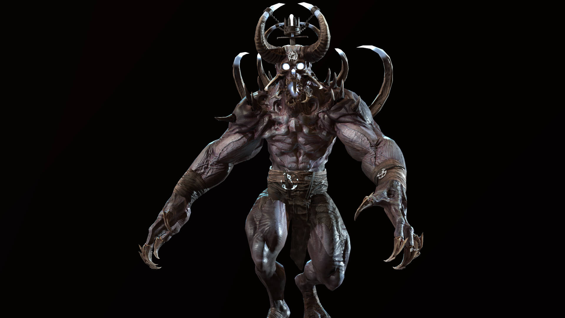 Big Demon Game Ready - 3D Model by andryuha1981