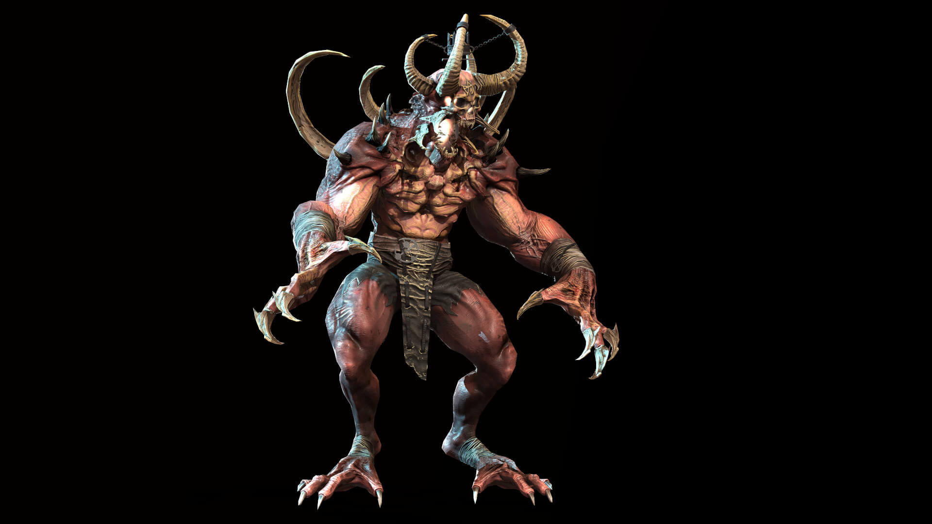 Big Demon Game Ready - 3D Model by andryuha1981