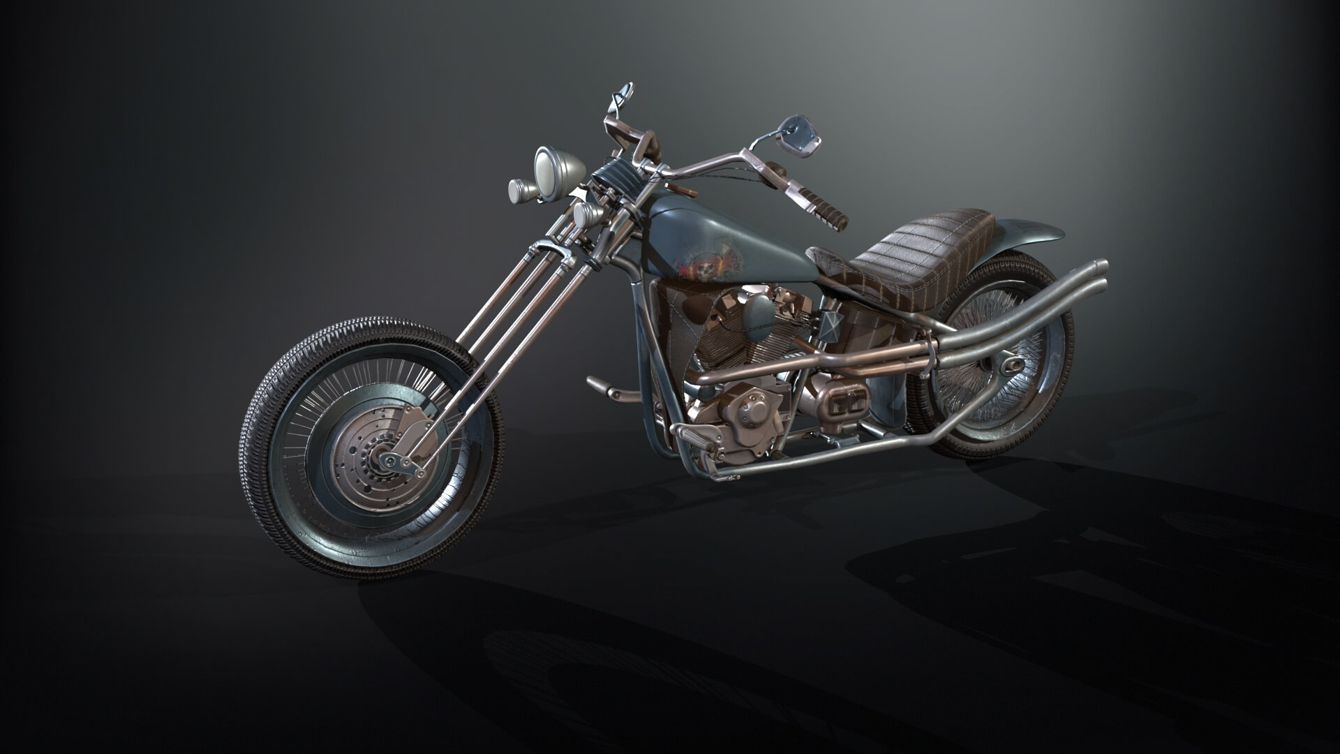 Biker Game Ready - 3D Model by andryuha1981