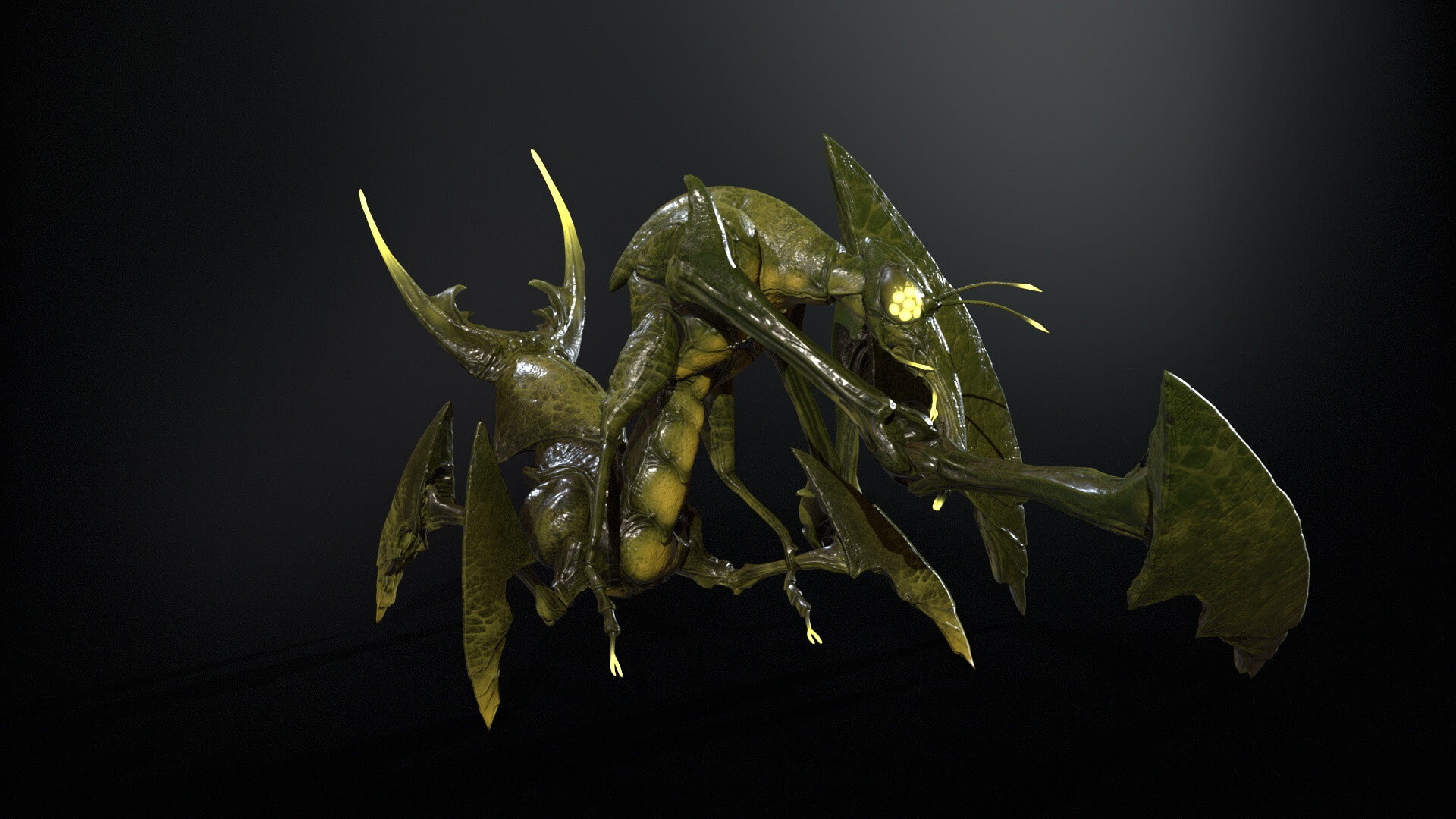 Bogomol Game Ready - 3D Model by andryuha1981