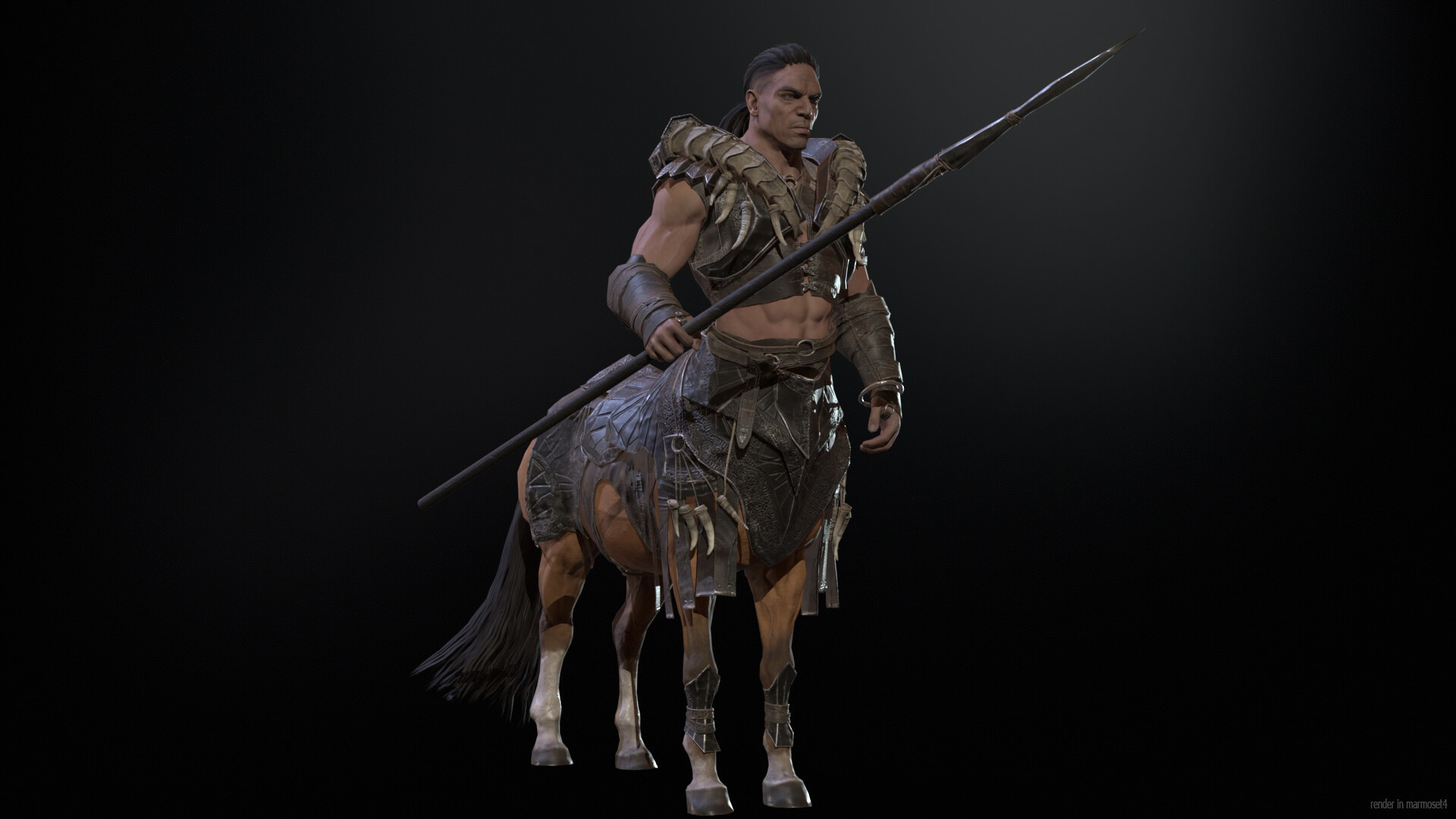 Centaur - Game Ready 3D Model by andryuha1981