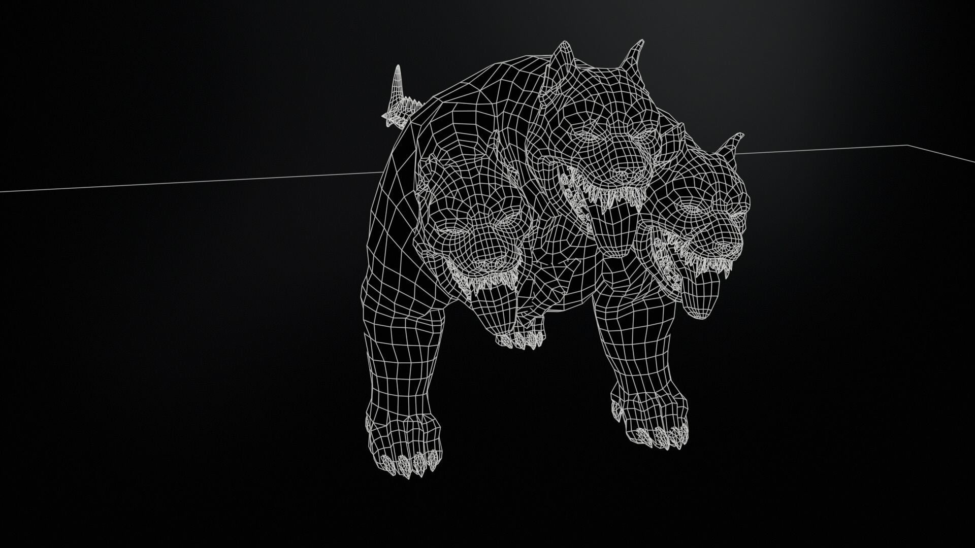 Cerberus Game Ready - 3D Model by andryuha1981