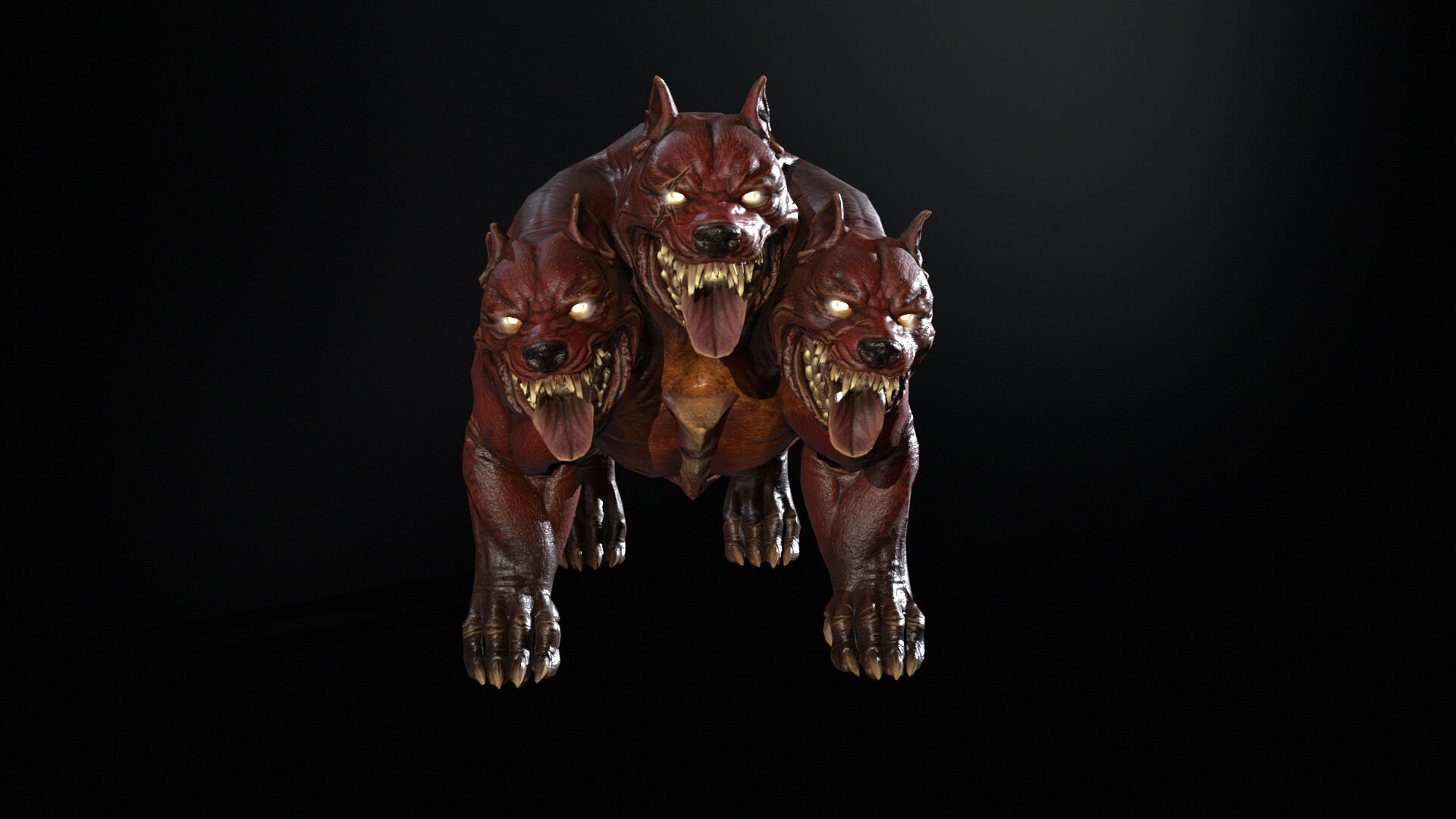 Cerberus Game Ready - 3D Model by andryuha1981