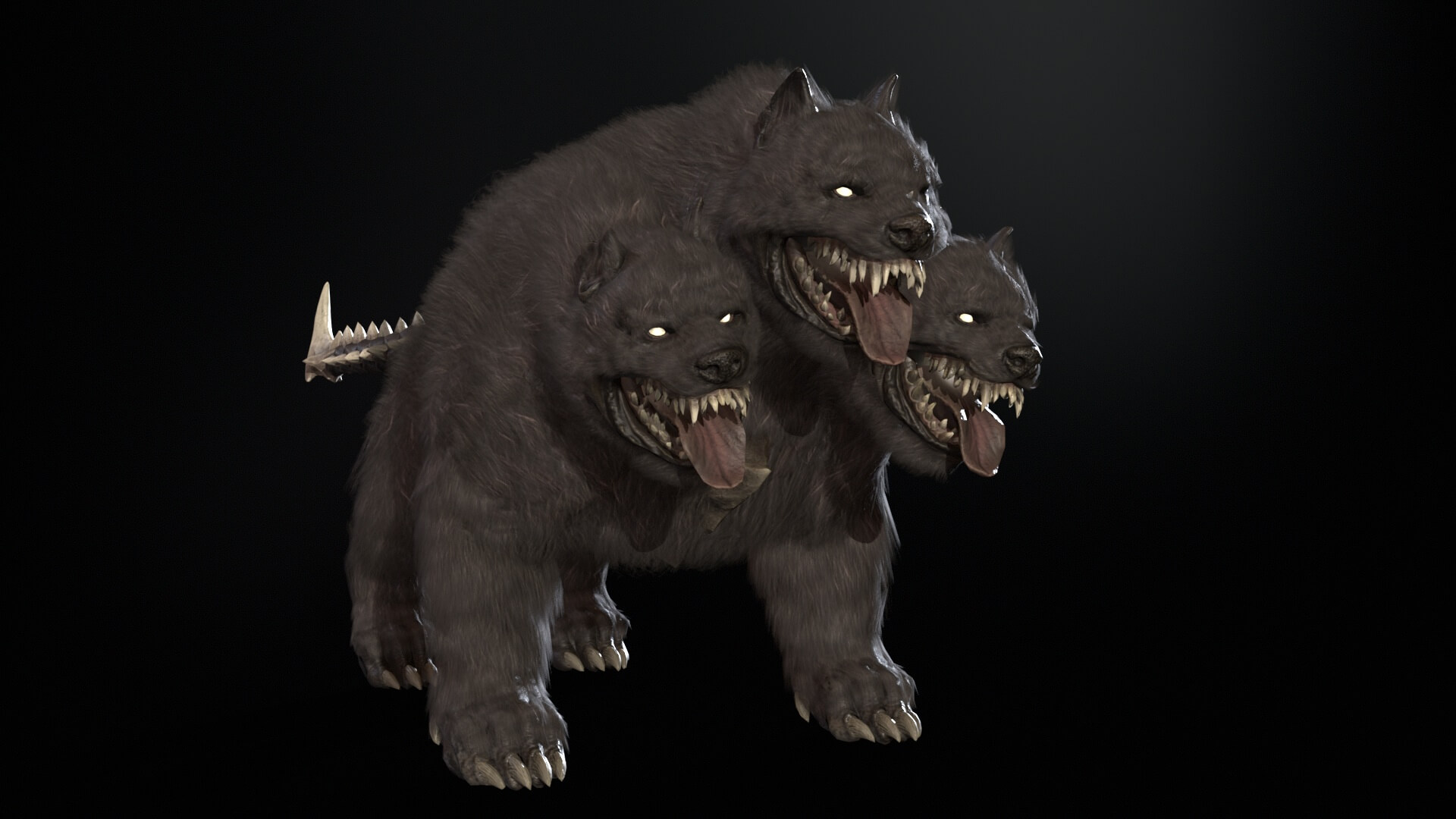 Cerberus Game Ready - 3D Model by andryuha1981