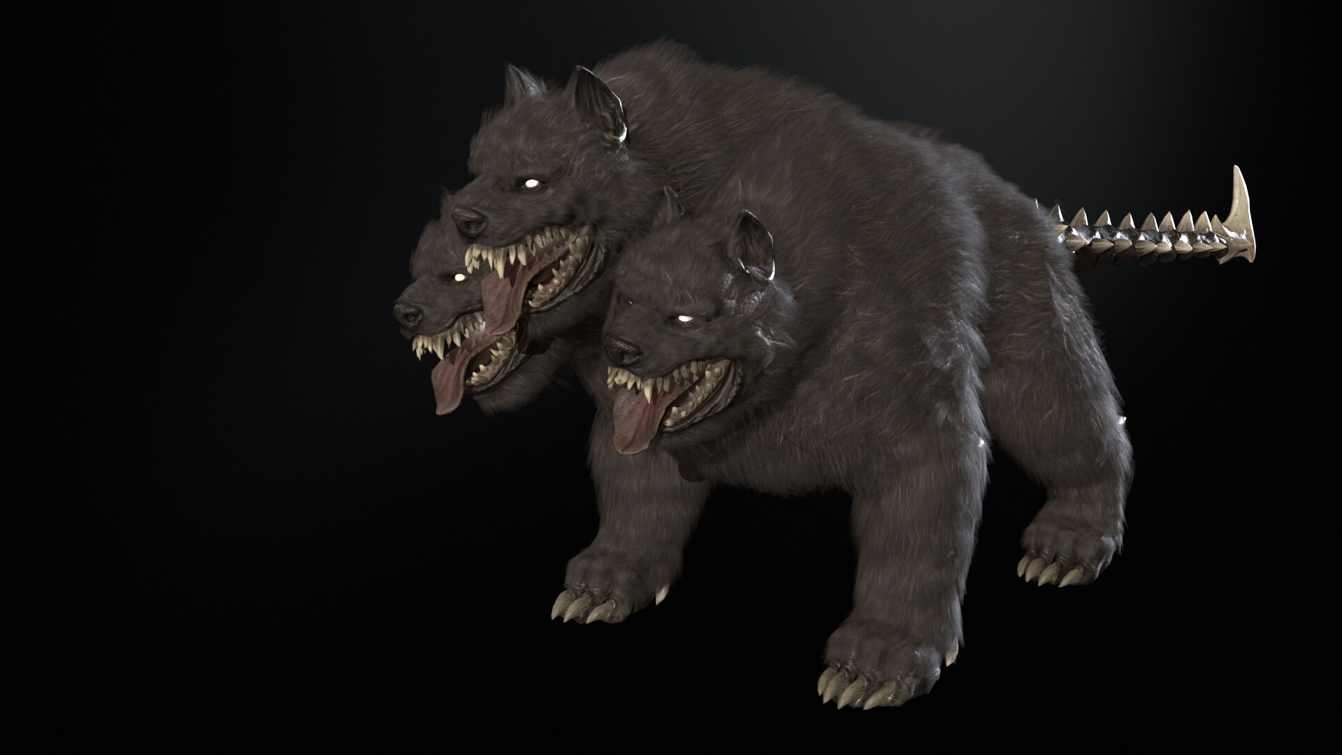 Cerberus Game Ready - 3D Model by andryuha1981
