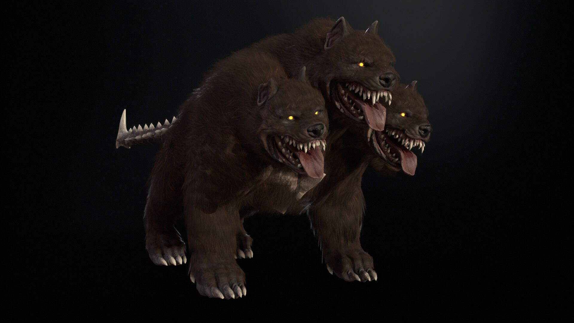 Cerberus Game Ready - 3D Model by andryuha1981