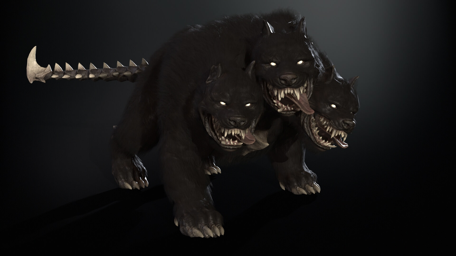 Cerberus Game Ready - 3D Model by andryuha1981
