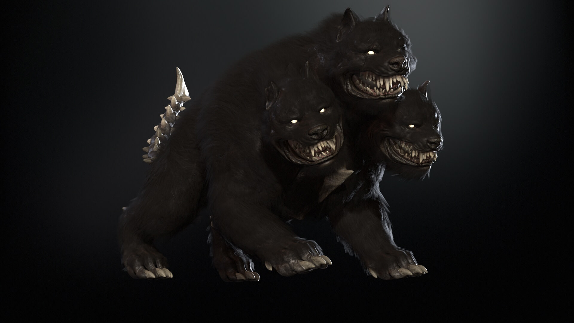 Cerberus Game Ready - 3D Model by andryuha1981