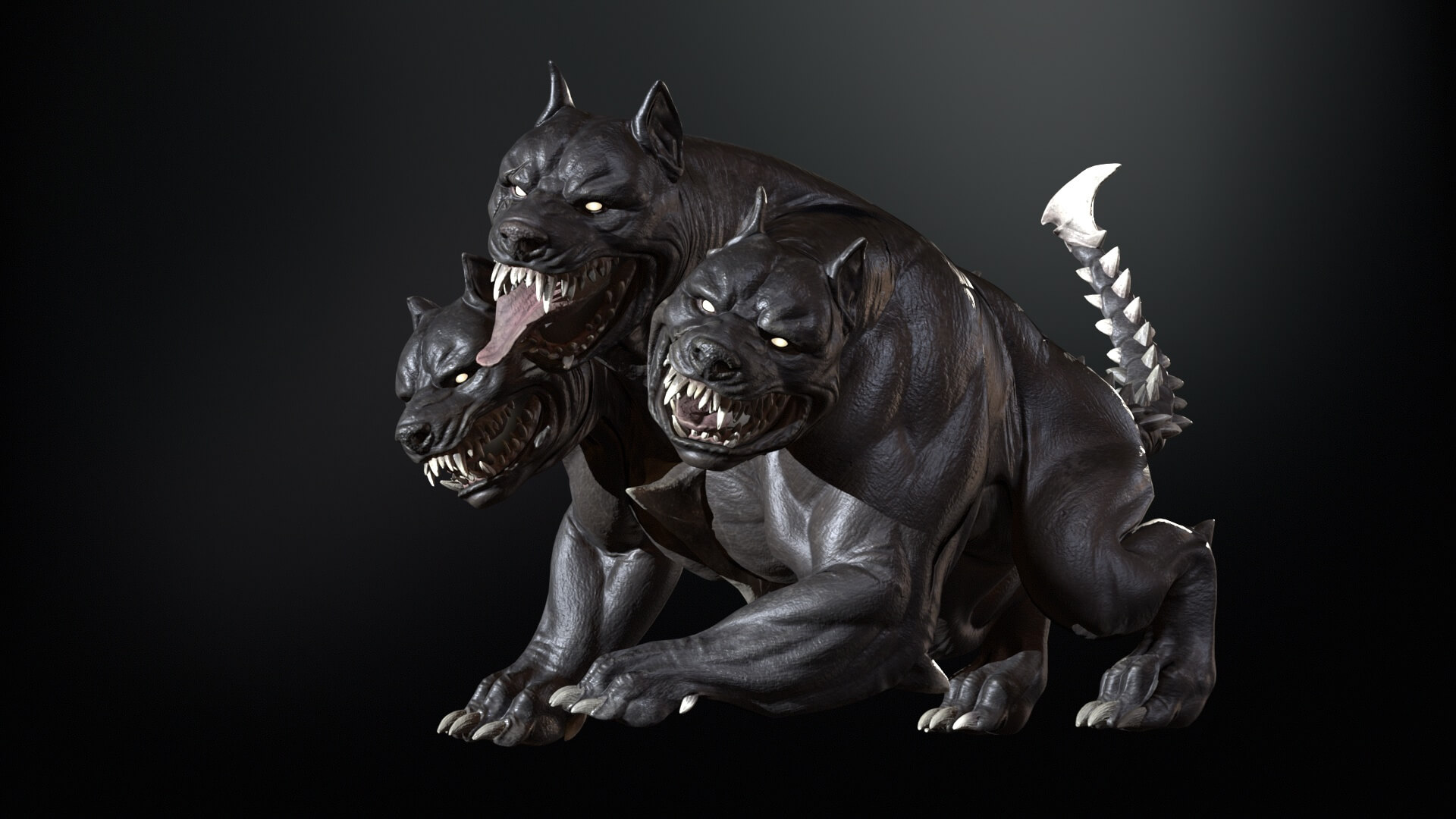 Cerberus Game Ready - 3D Model by andryuha1981