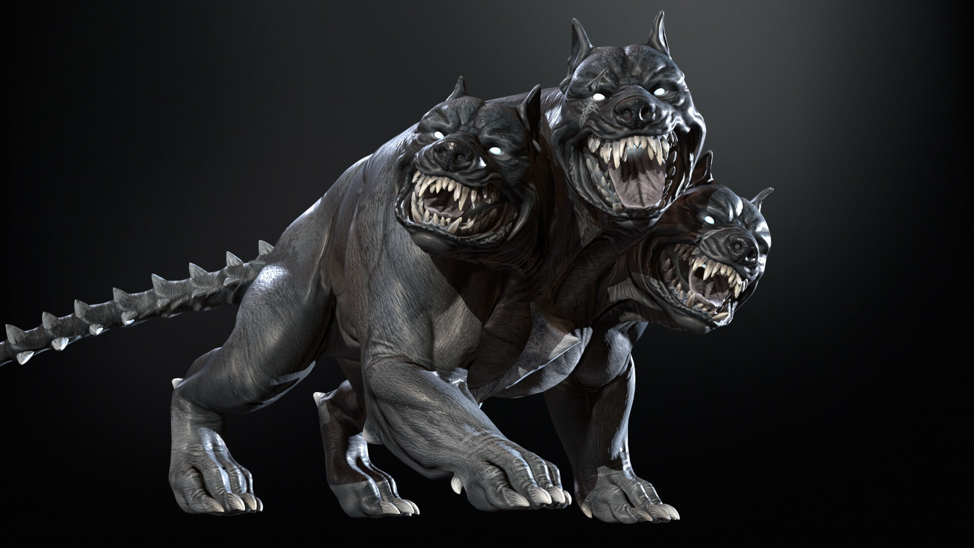 Cerberus Game Ready - 3D Model by andryuha1981