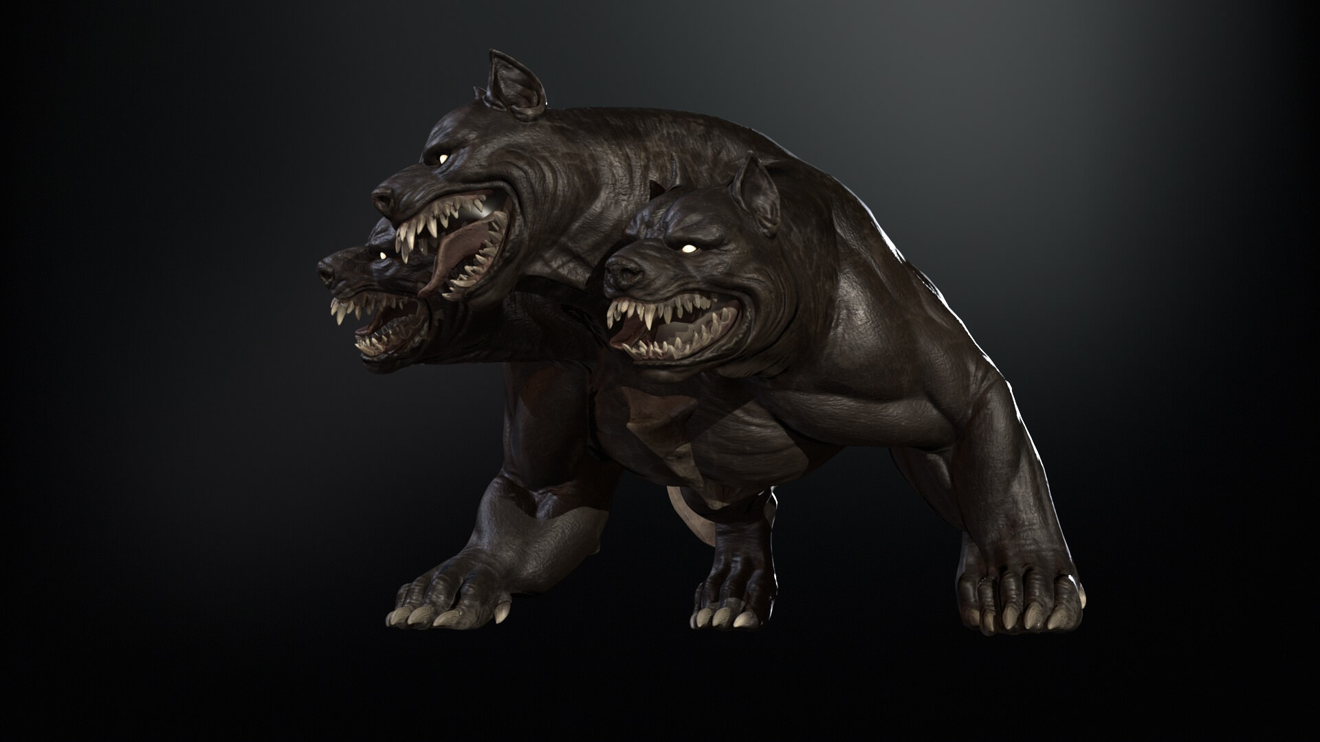 Cerberus Game Ready - 3D Model by andryuha1981