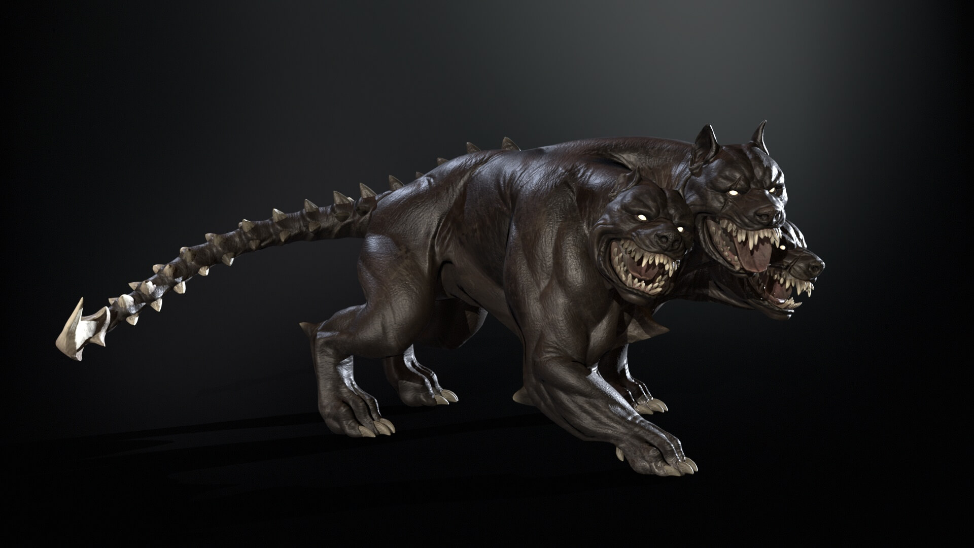 Cerberus Game Ready - 3D Model by andryuha1981