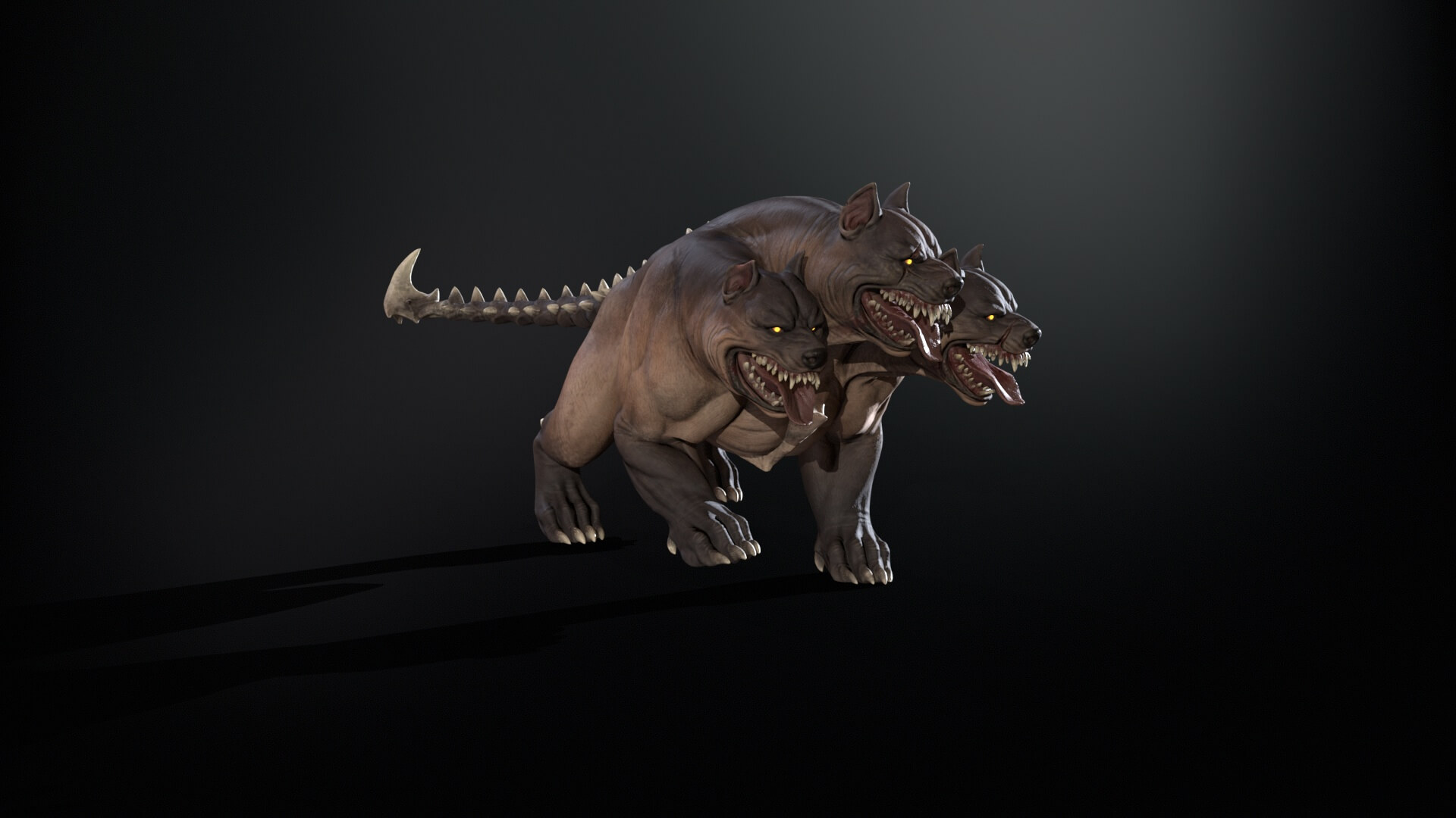 Cerberus Game Ready - 3D Model by andryuha1981
