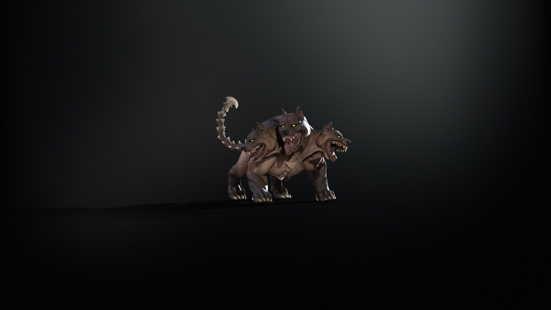 Cerberus Game Ready - 3D Model by andryuha1981