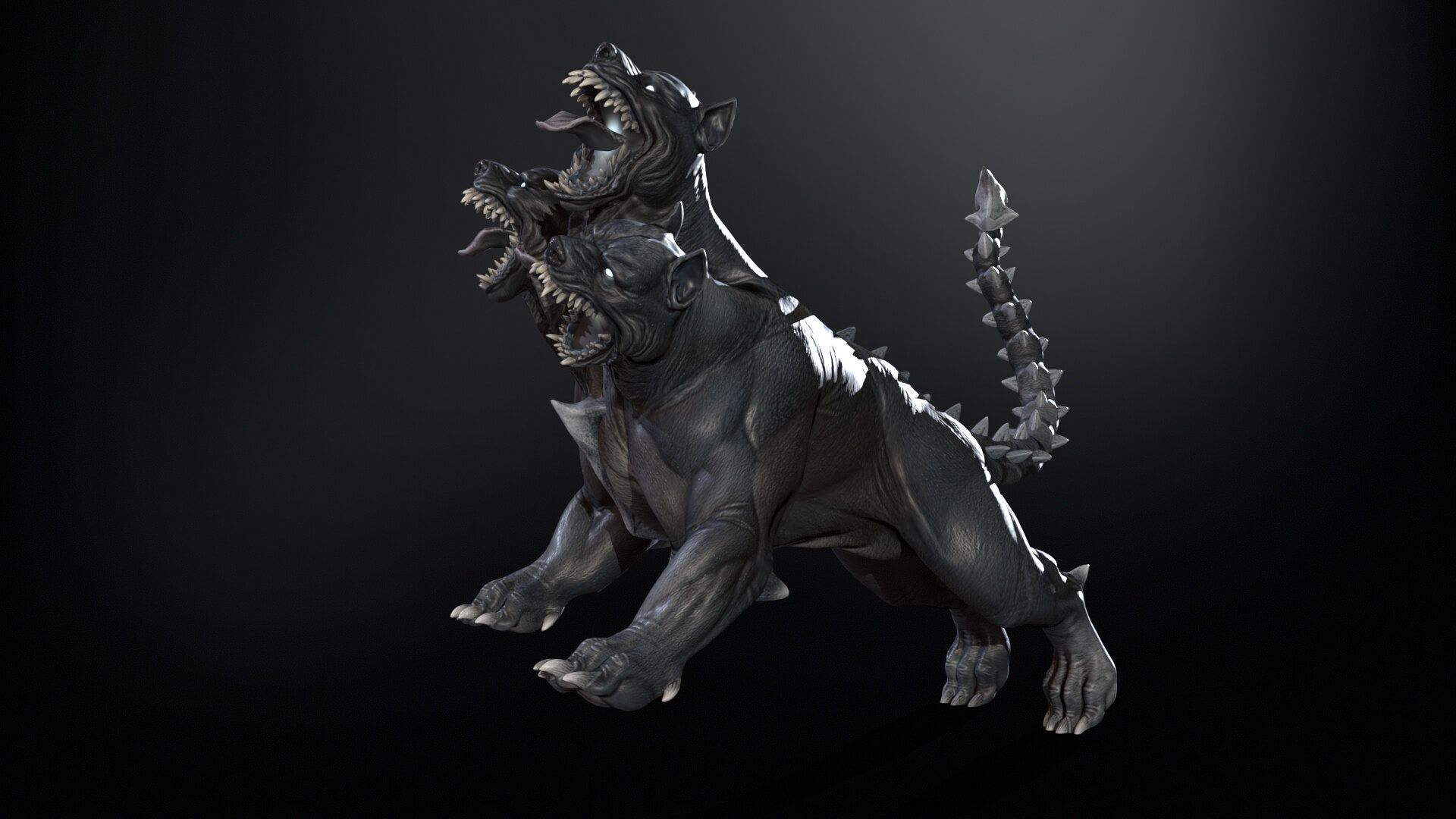 Cerberus Game Ready - 3D Model by andryuha1981