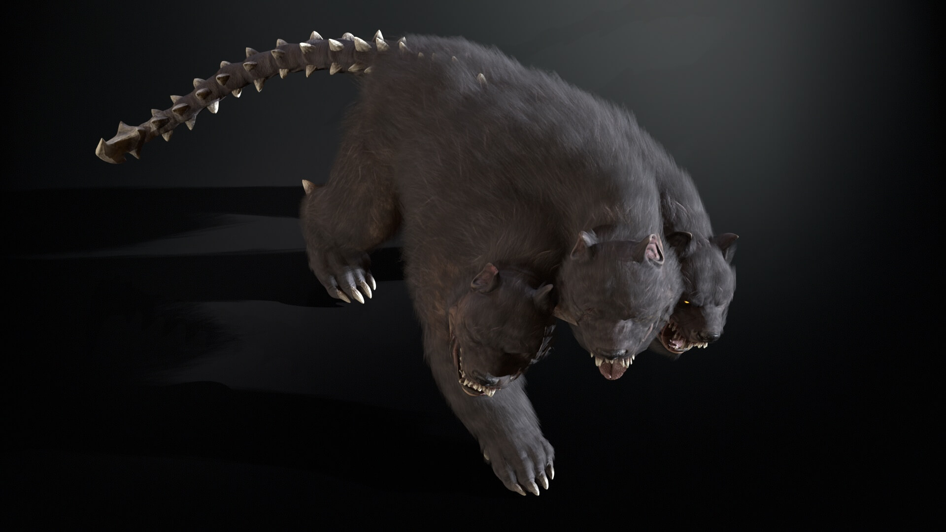 Cerberus Game Ready - 3D Model by andryuha1981